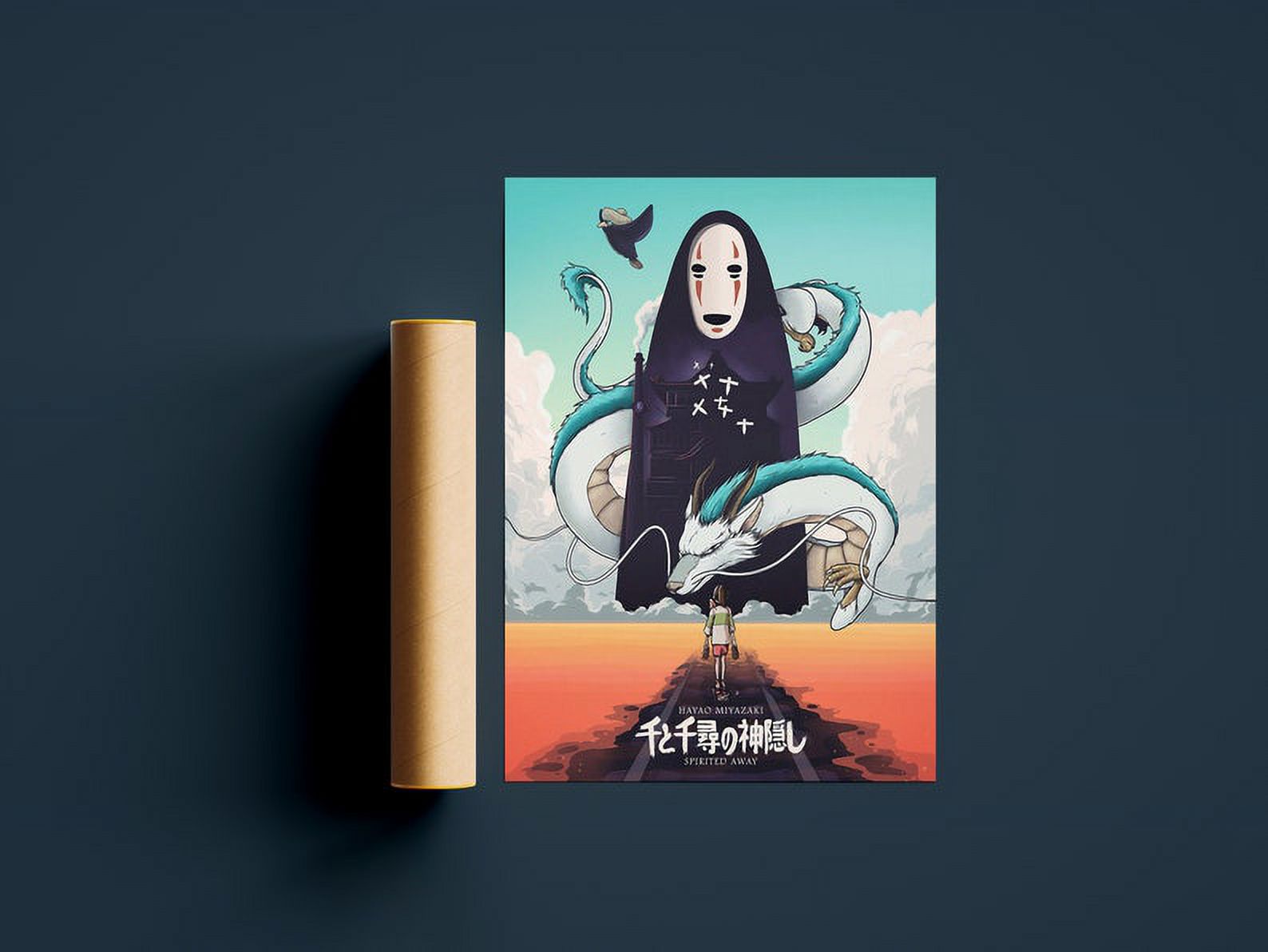 POSTER No Face Poster | Anime High Quality Poster | Ghibli Poster ...