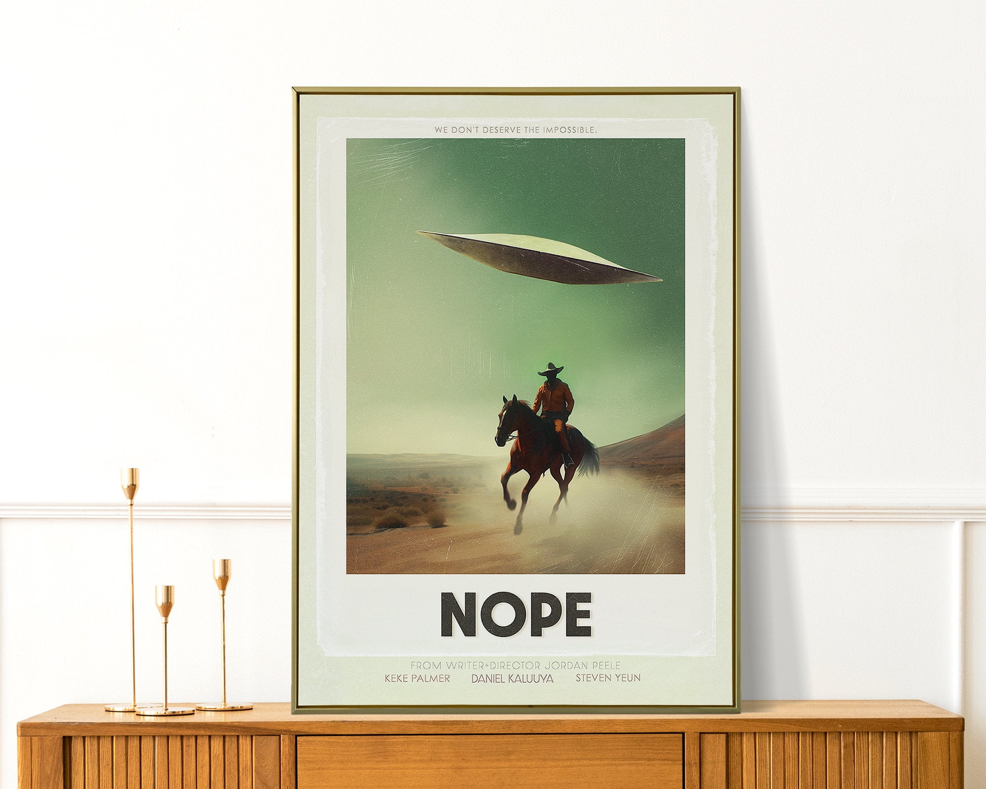 POSTER Nope Minimalist Poster, A24 Films, Movie Poster, Daniel Kaluuya ...