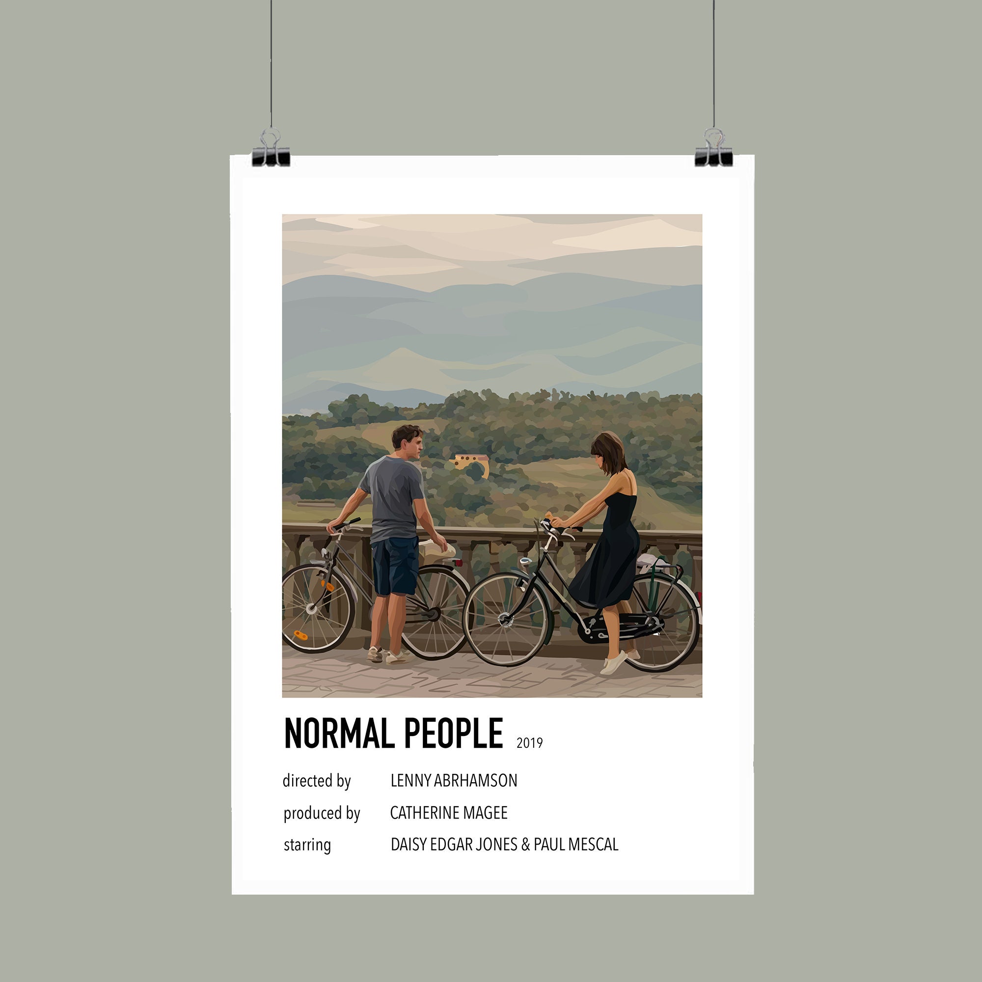 POSTER Normal People Illustration Poster-UNFRAMED - Walmart.com