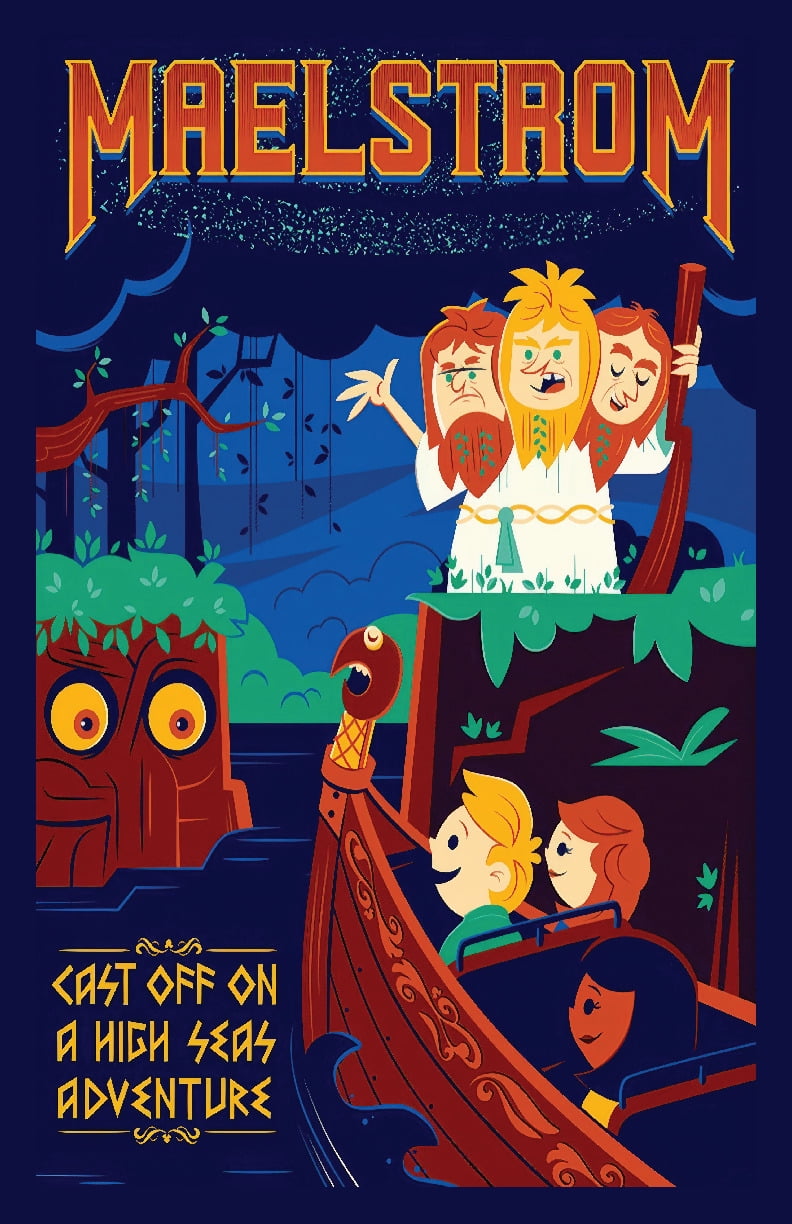 POSTER Norway Pavilion Maelstrom Ride Epcot WDW Attraction Poster-16x24 ...