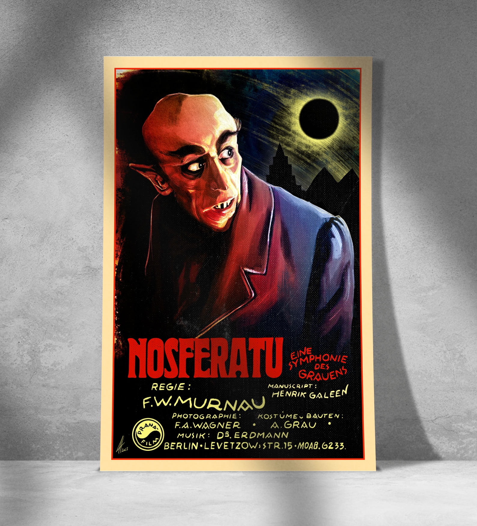 POSTER Nosferatu Movie Poster-UNFRAMED - Walmart.com