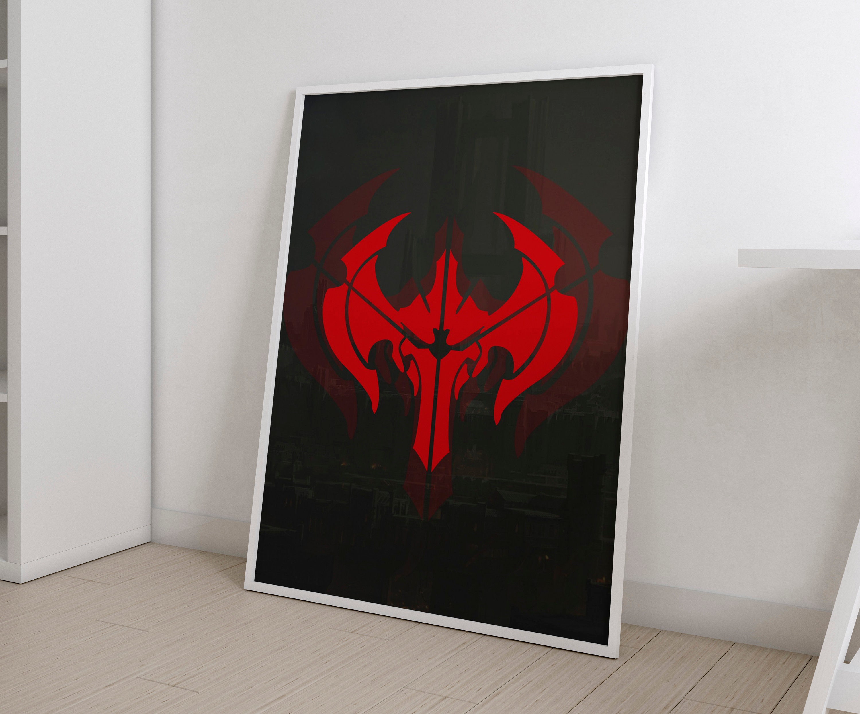 POSTER Noxus League of Legends League of Legends Map Poster Noxus Map ...