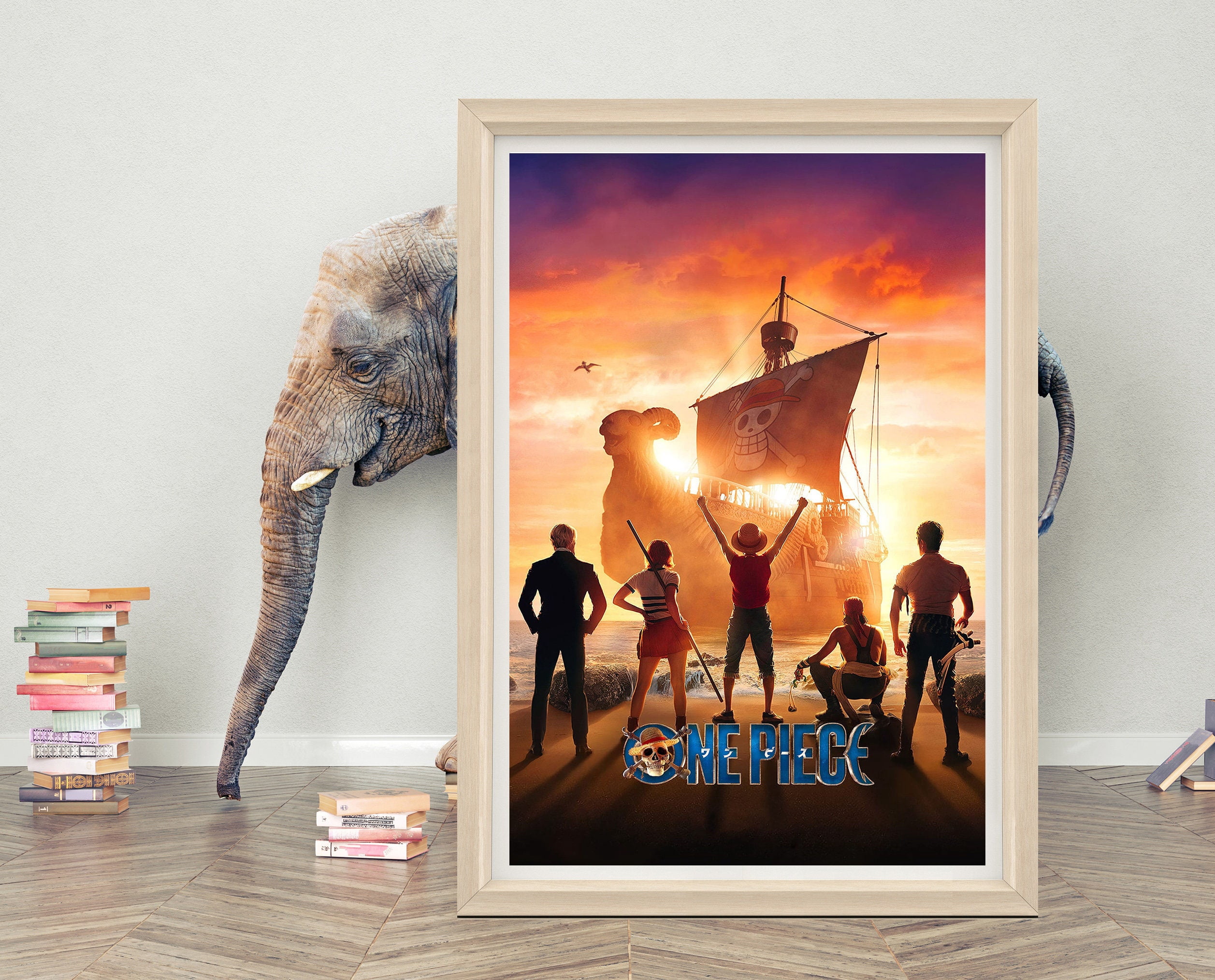 POSTER ONE PIECE TV Series Poster Wall Art |One Piece Classic Movie ...