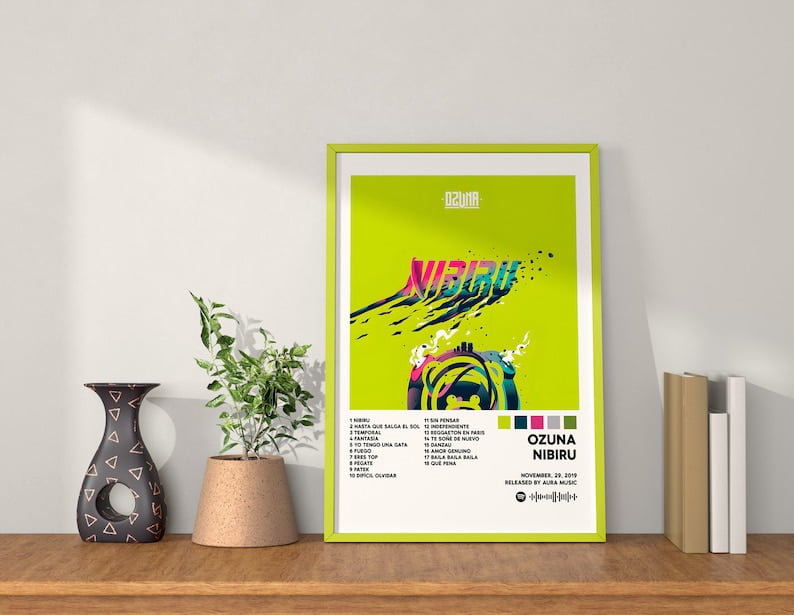 POSTER OZUNA / NIBIRU / Imprimible , portada del álbum, poster-UNFRAMED ...