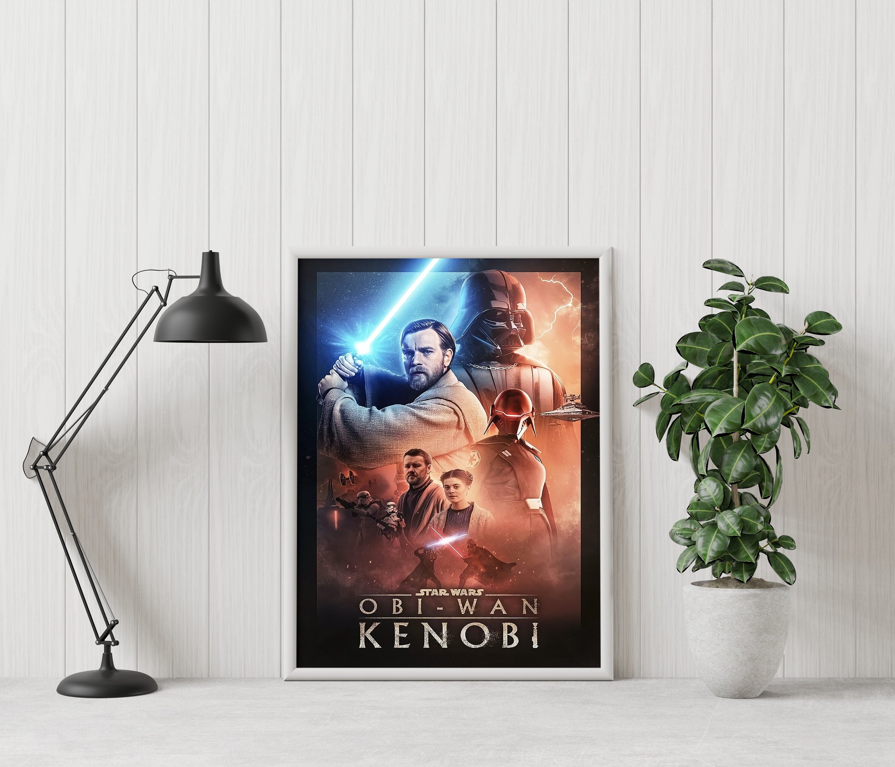 POSTER Obi-Wan Kenobi Poster - Obi-Wan Kenobi - Minimalist Star Wars ...