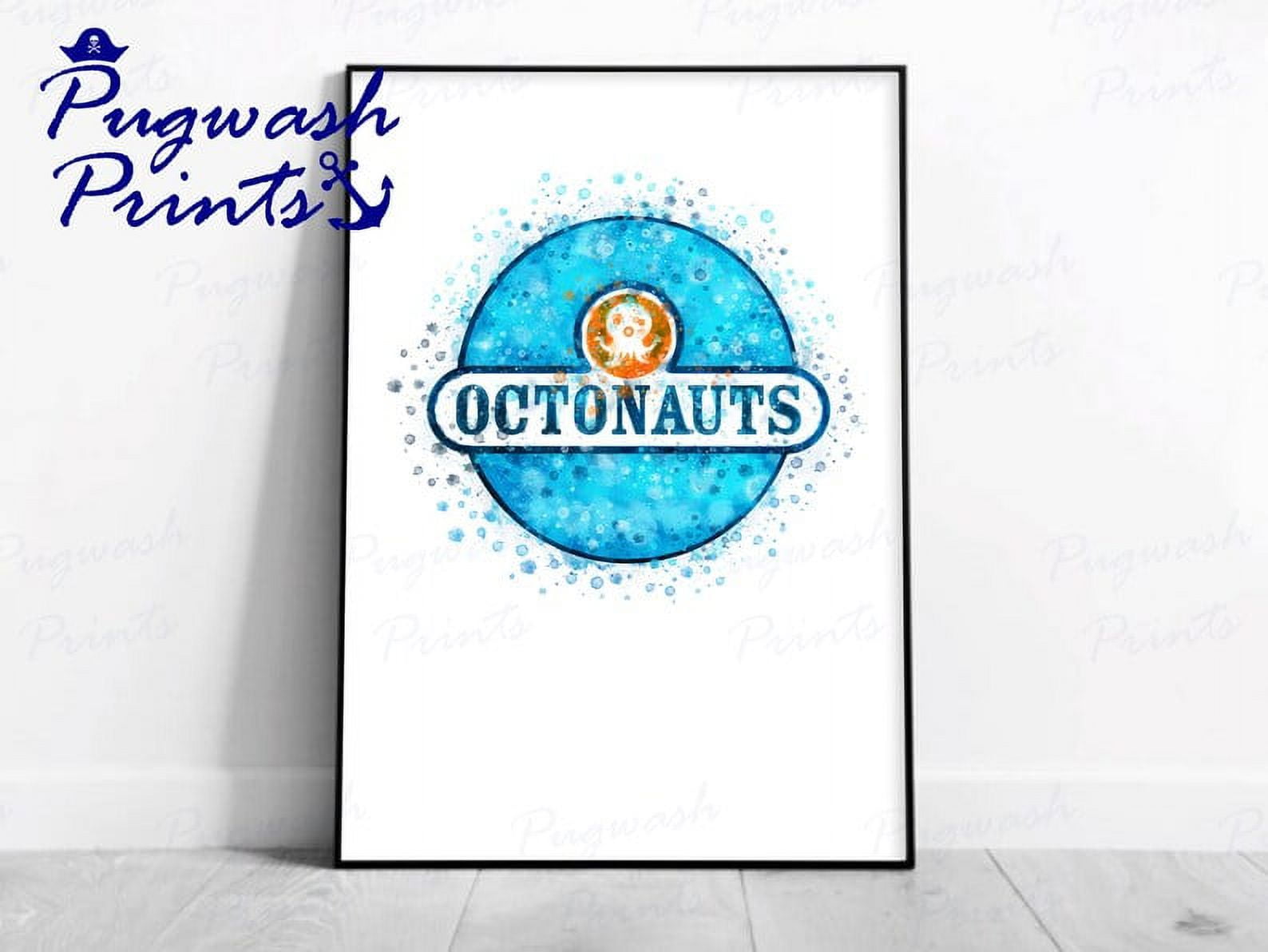 POSTER Octonauts Print 'OCTONAUTS LOGO' Watercolour Splash Art ...