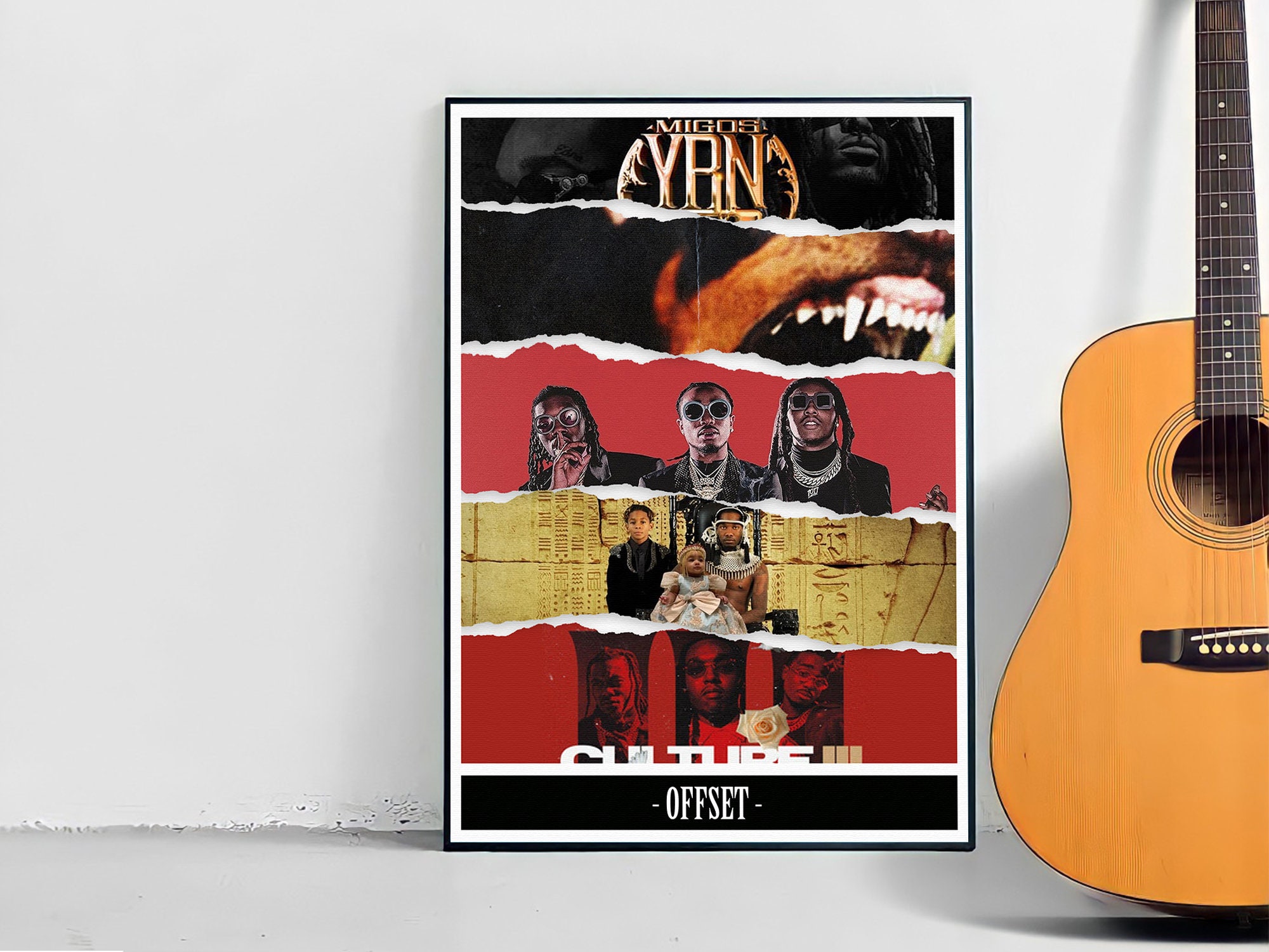 POSTER Offset Album Cover Poster | Poster / Wall Art Print / Rap Poster ...
