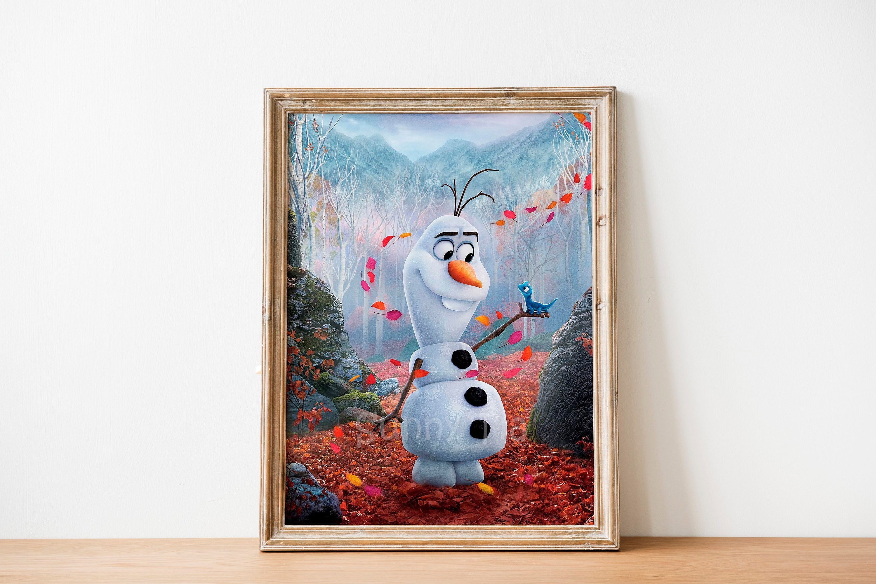 POSTER Olaf Autumn Print, Frozen, Printable Poster , Frozen 2 Film ...