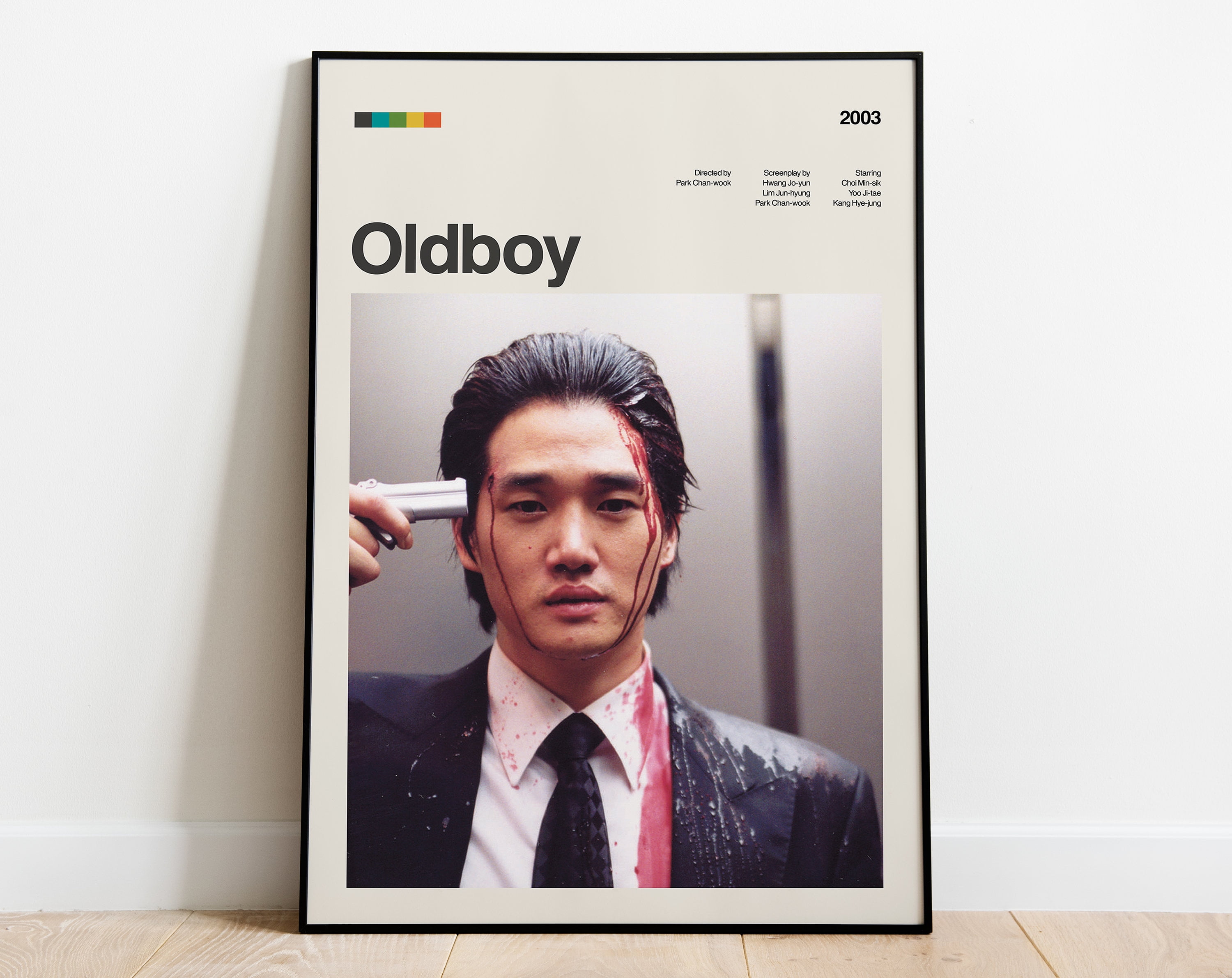 POSTER Oldboy Movie Poster Light Theme, Modern Movie Poster Print, Oldboy Poster Wall Decor ...