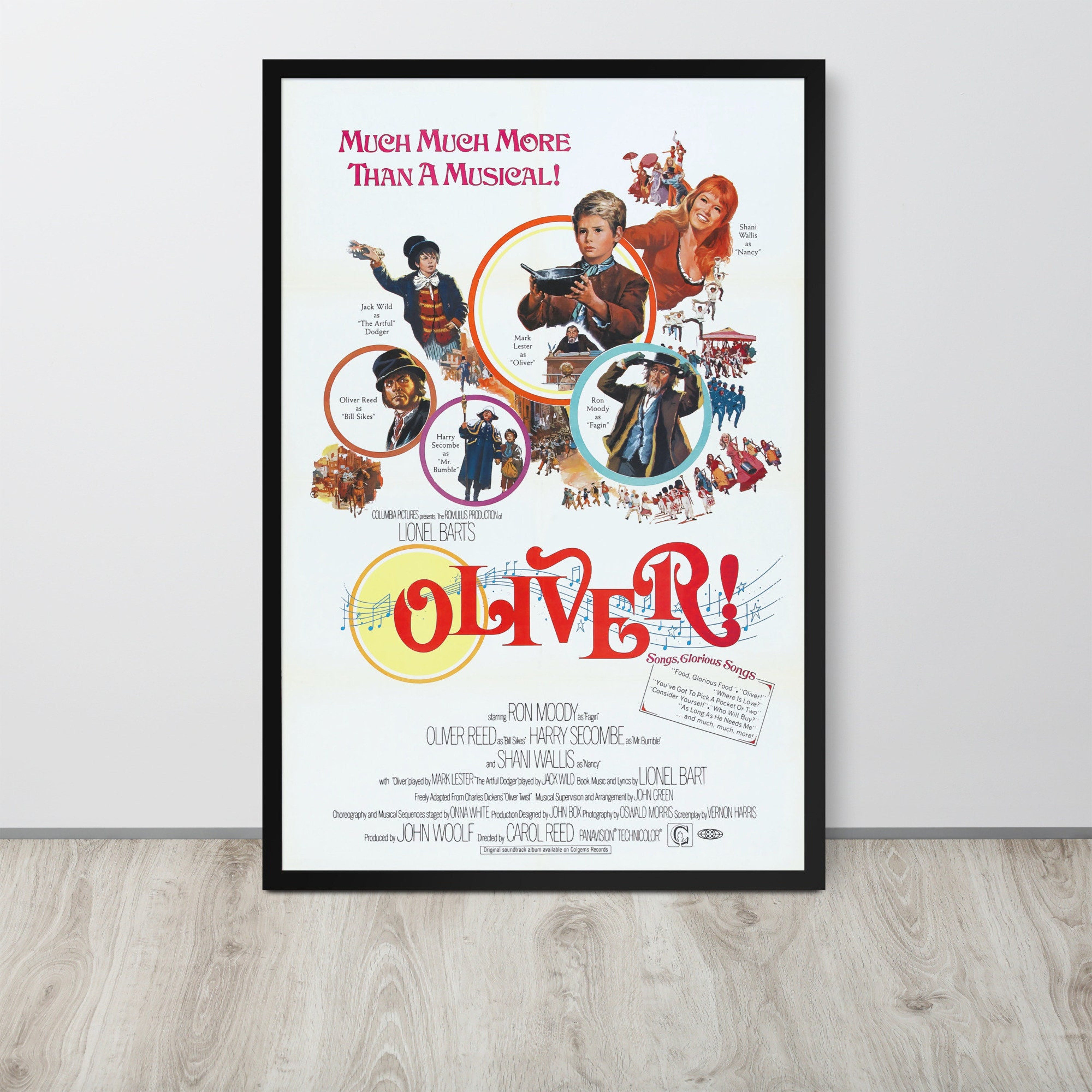 POSTER Oliver! (1968) Vintage Movie Poster-UNFRAMED - Walmart.com