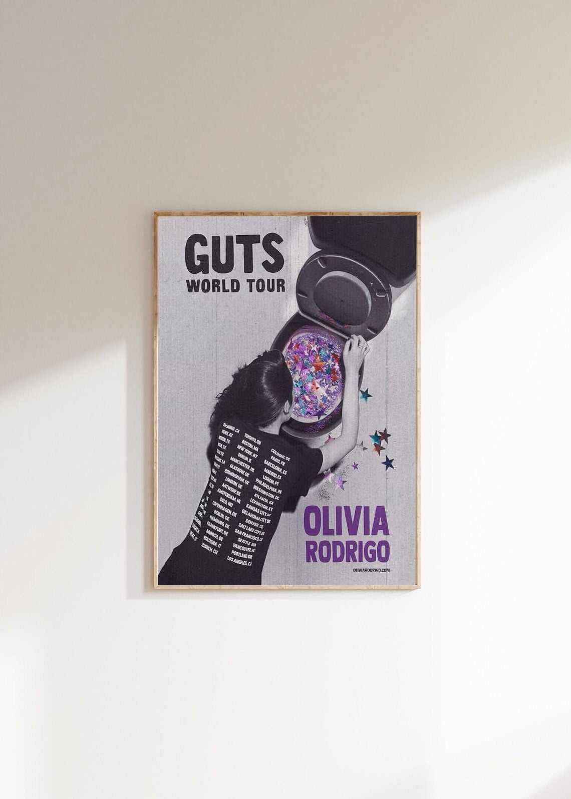 POSTER Olivia Rodrigo Guts World Tour Begin On February 23 2024 poster ...