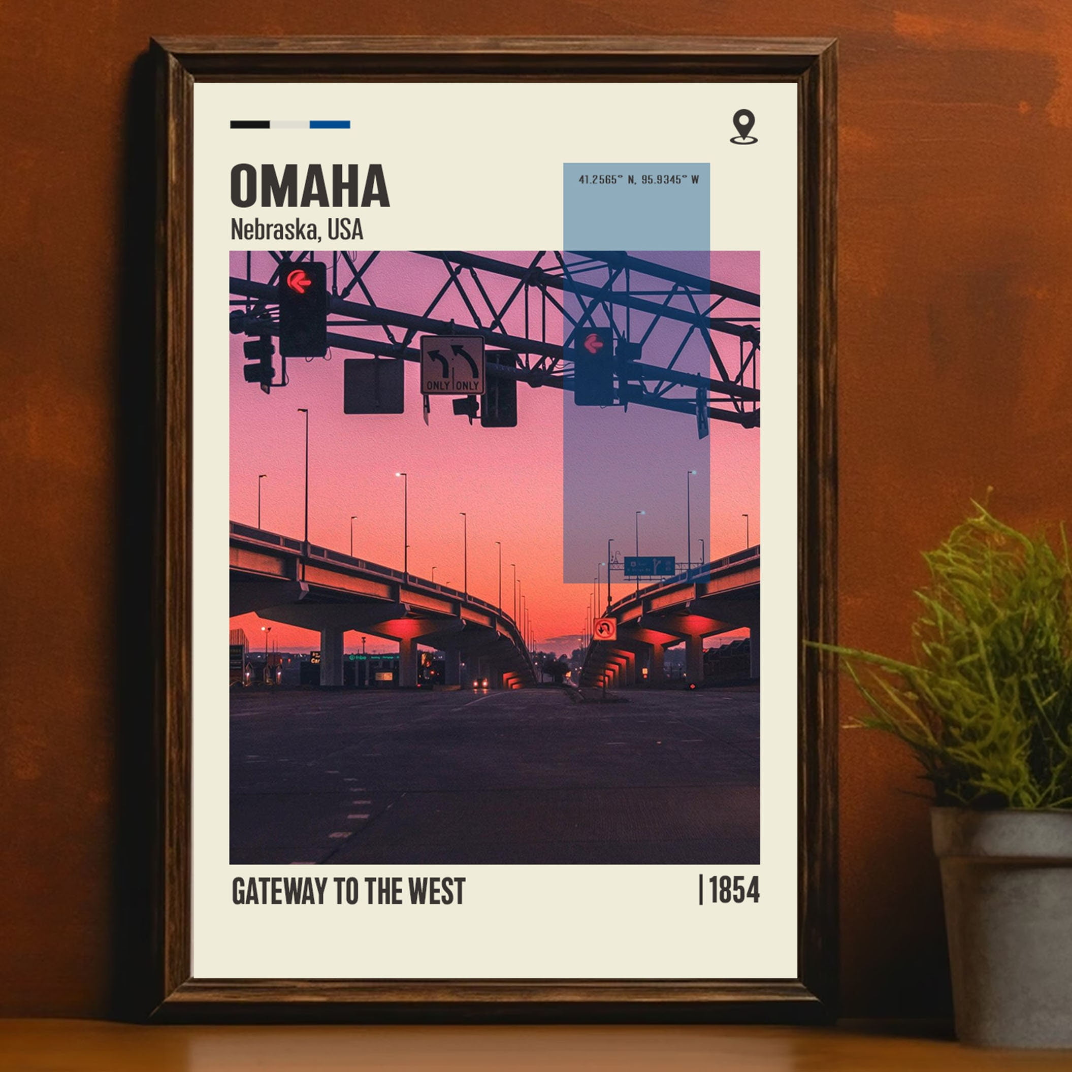 POSTER Omaha Poster, Retro Omaha Art, Vintage Travel Poster Print, City ...