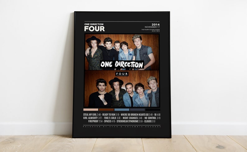 POSTER One Direction Posters / FOUR Poster, Album Cover Poster / Poster ...