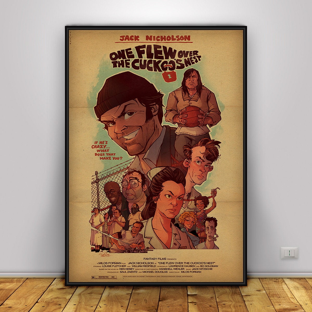 POSTER One Flew Over the Cuckoo's Nest Poster | Wall Art | Wall Prints ...