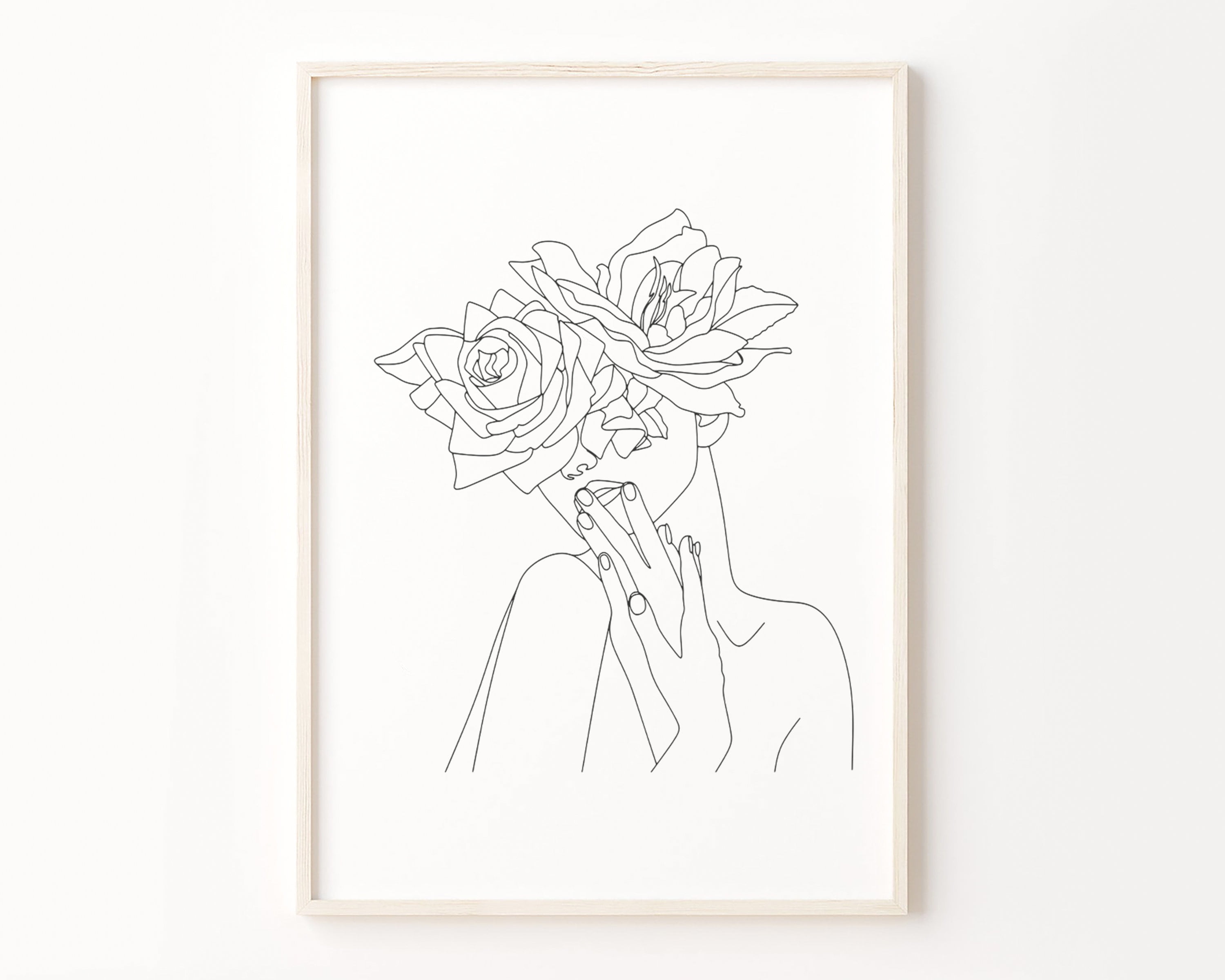POSTER One Line Drawing, One Line Art, Drawing Woman, Woman Line Art ...