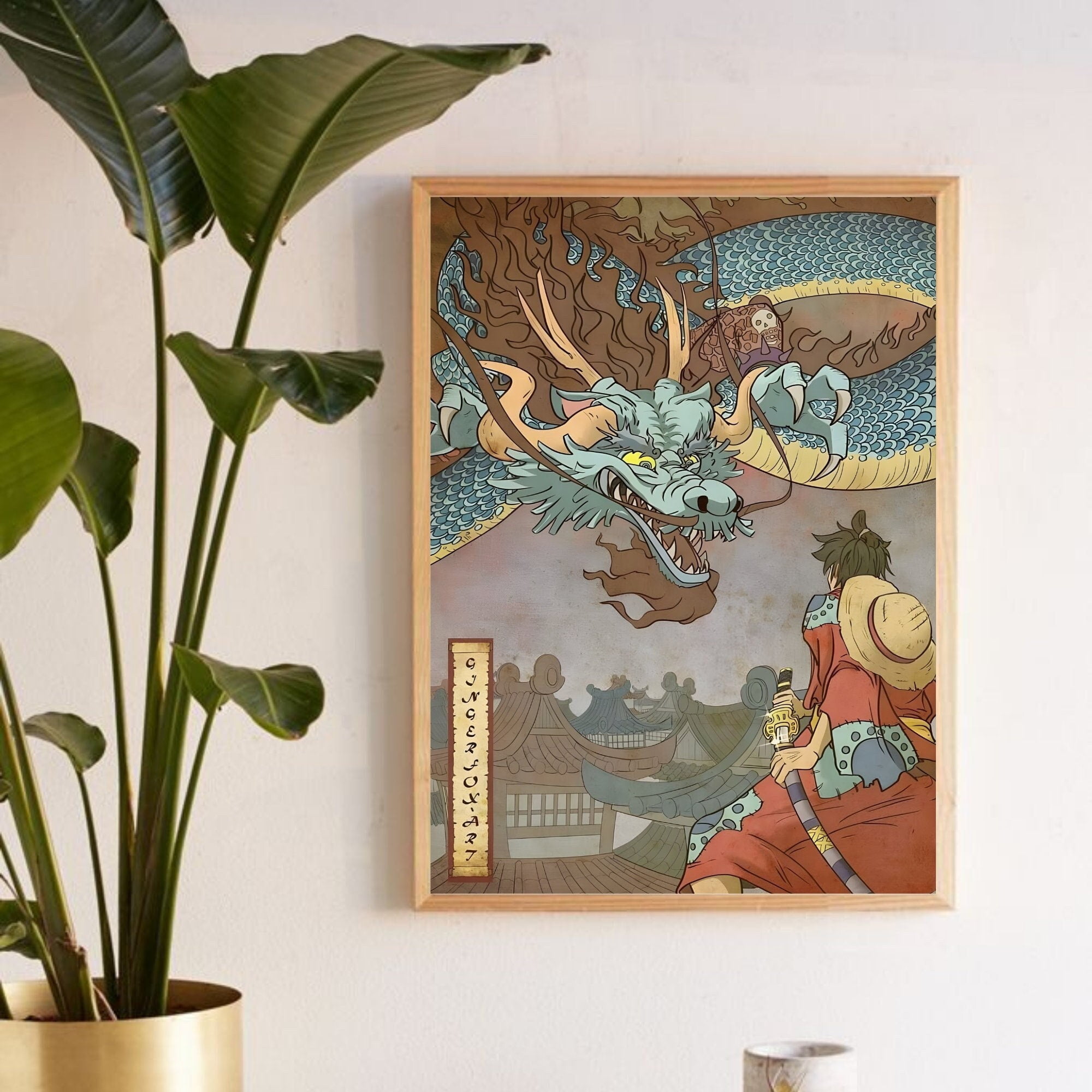 POSTER One Piece Poster, One Piece Wall Art, Anime Poster, Vintage One ...