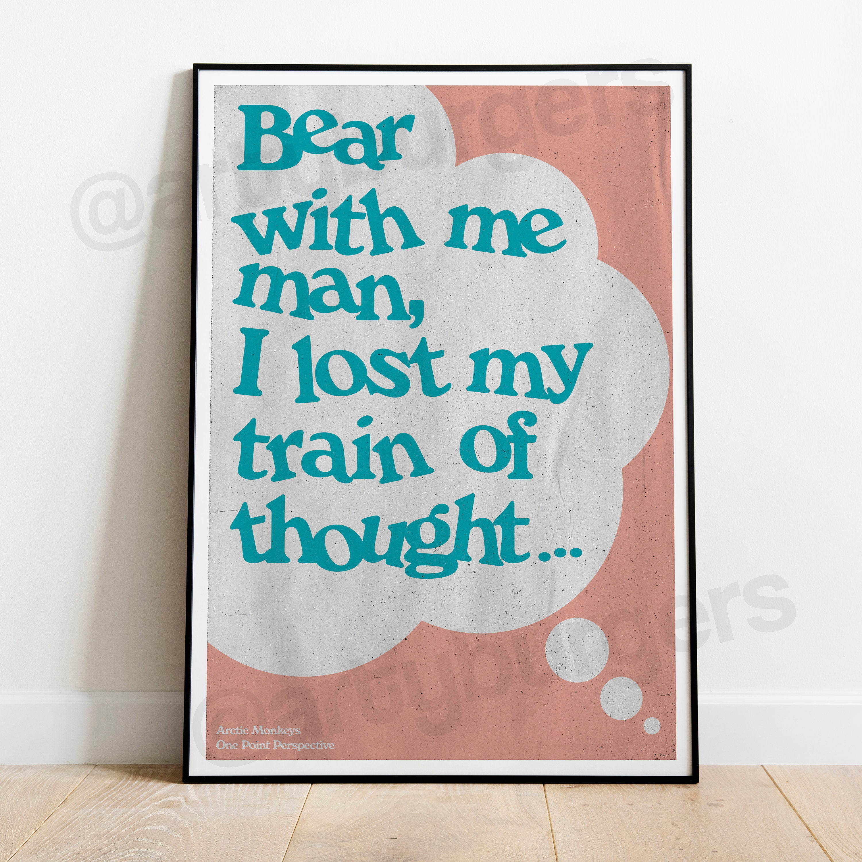 POSTER One Point Perspective // Arctic Monkeys | Alex Turner | rock ...