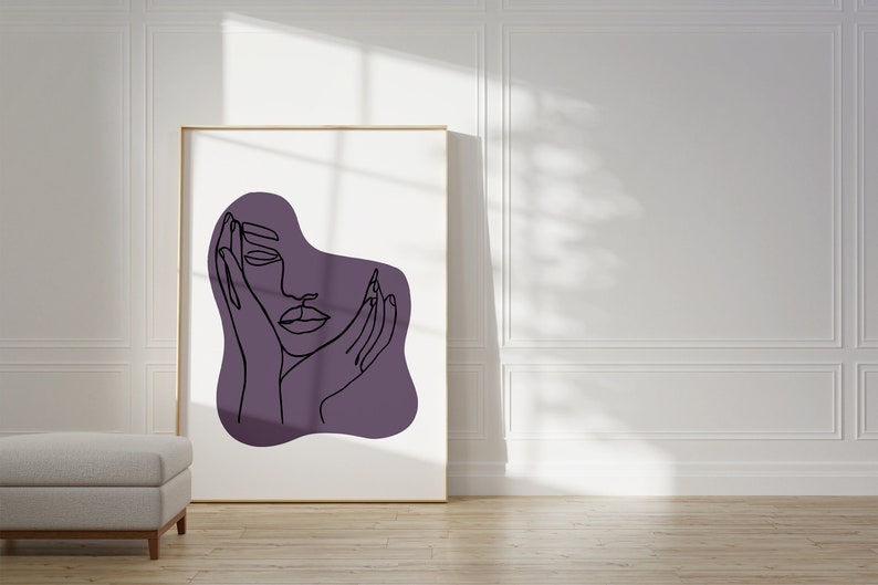 POSTER One line art Poster | Female line art | Body positive art ...