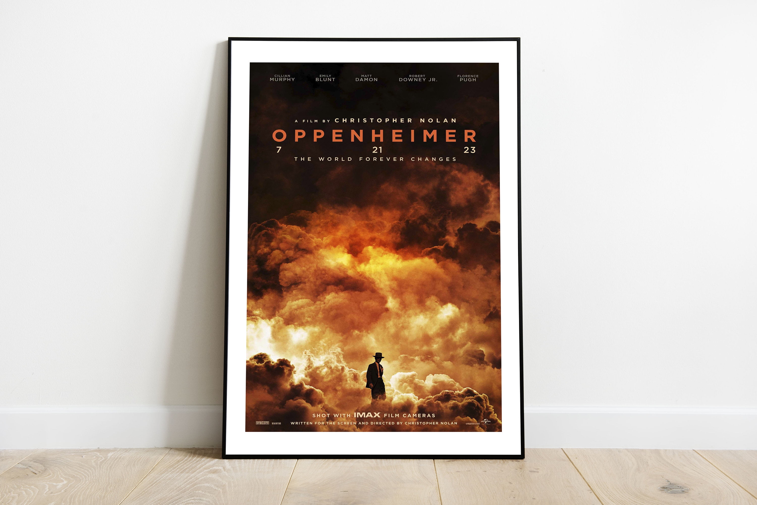 POSTER Oppenheimer Movie Poster 2023, Christopher Nolan, Cillian Murphy Wall Art, Wall Decor ...