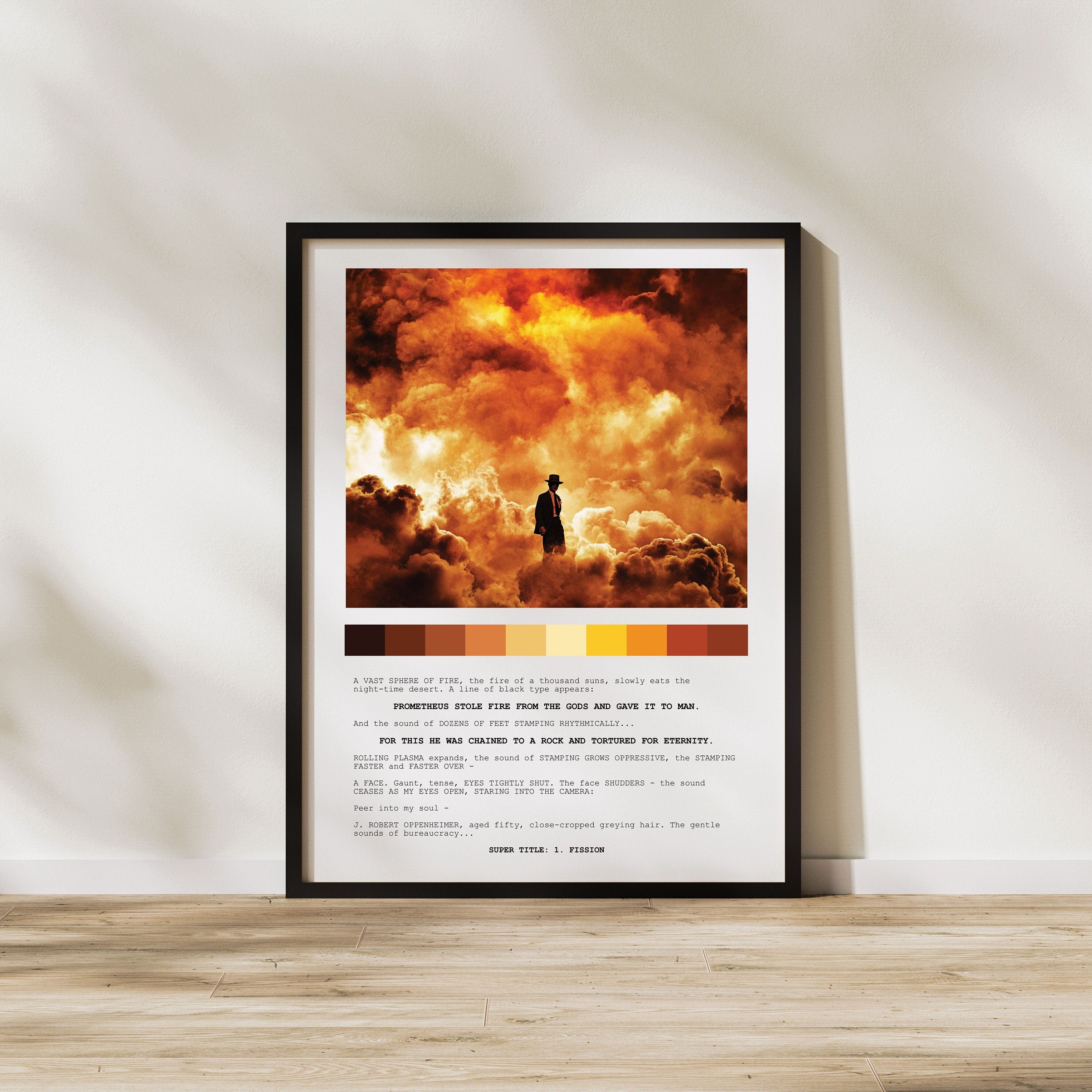 POSTER Oppenheimer | Opening Scene | Christopher Nolan | Oppenheimer ...