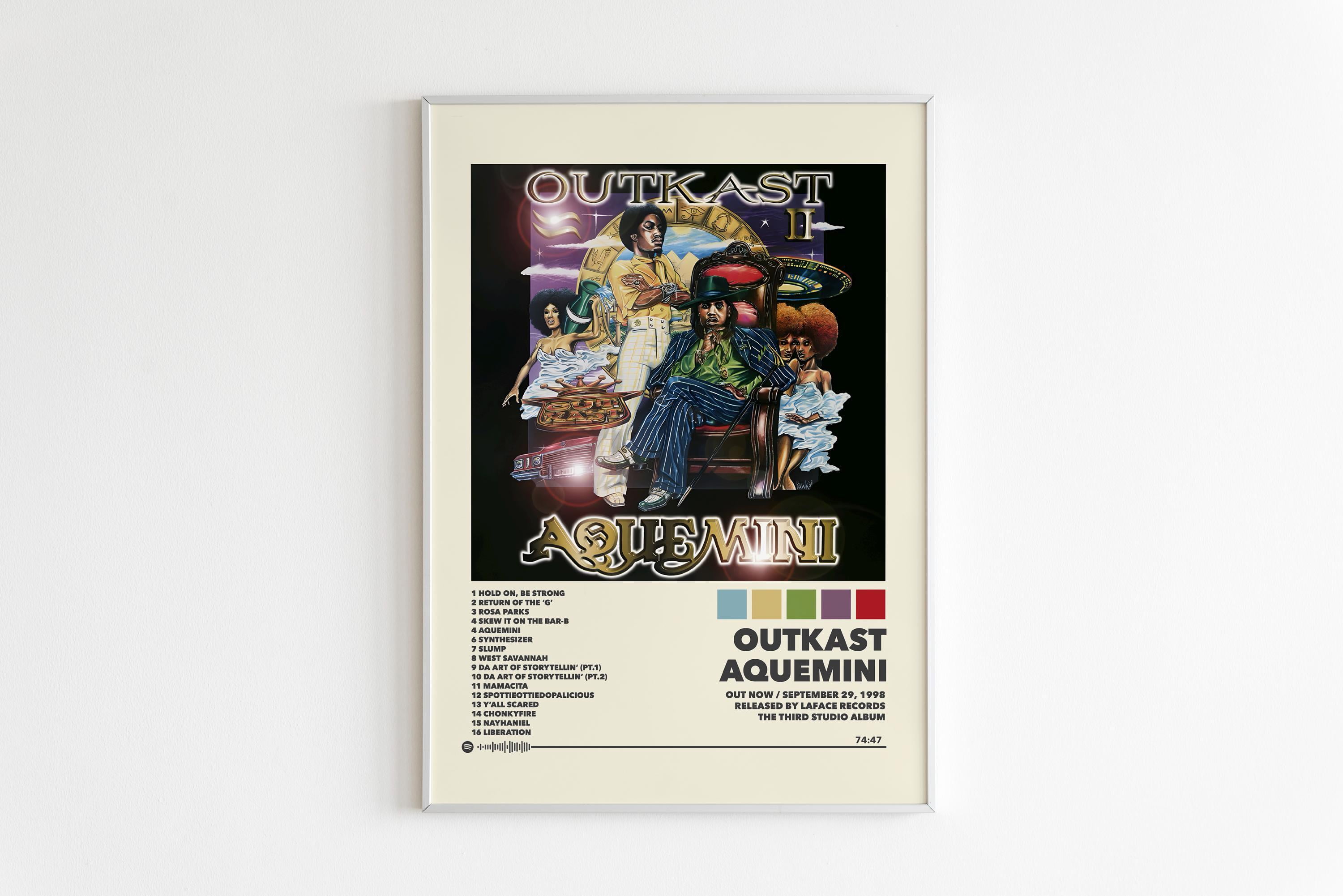 POSTER Outkast Posters / Aquemini Poster / Album Cover Poster ...