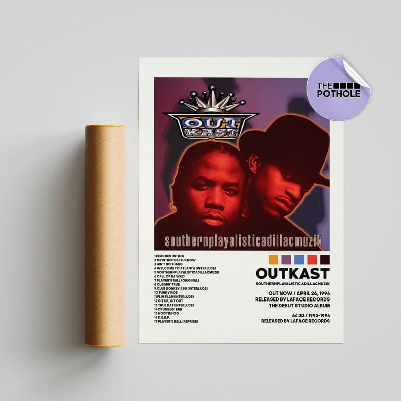 POSTER Outkast Posters / Southernplayalisticadillacmuzik Poster / Album ...