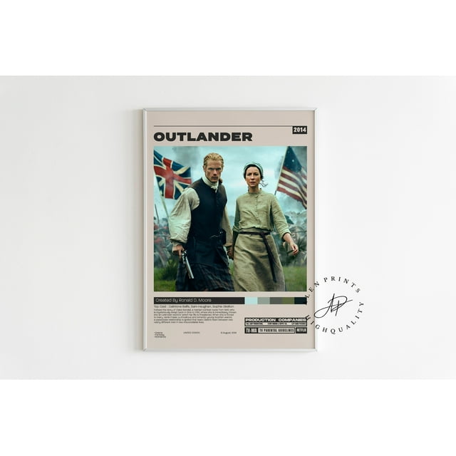 POSTER Outlander Poster, Ronald D. Moore, Minimalist Tv Series, Vintage ...