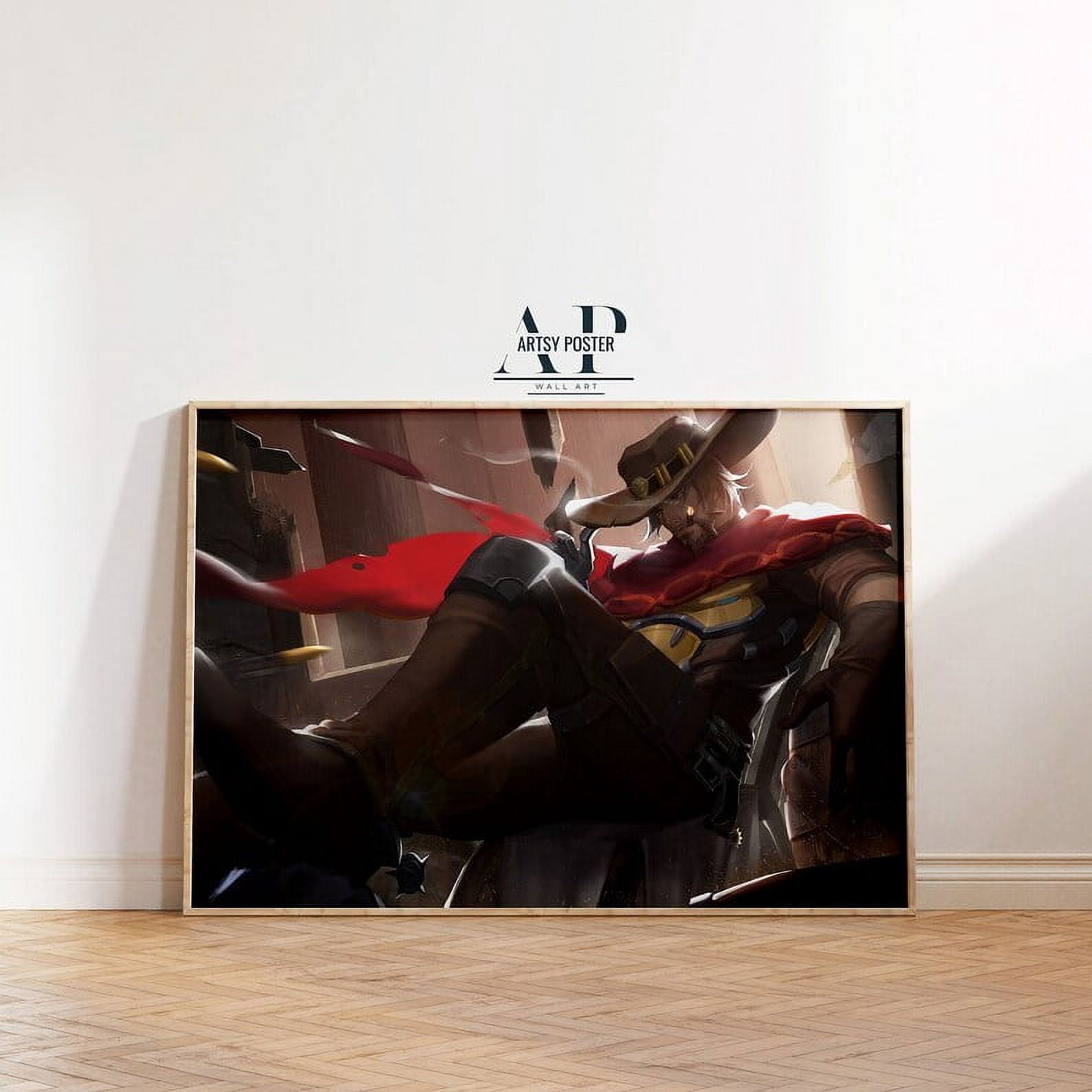 POSTER Overwatch Poster, Sci-Fi Game Wall Art, Gaming Room Decor, Fine ...