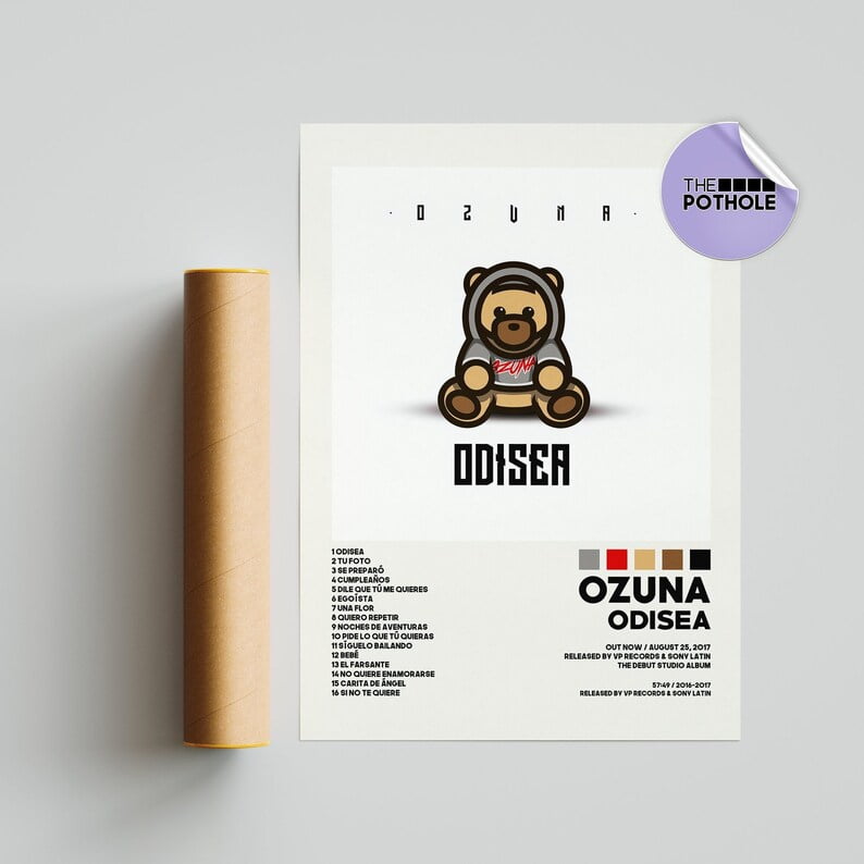 POSTER Ozuna Posters / Odisea Poster, Tracklist Poster, Album Cover ...