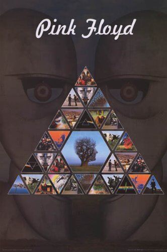 POSTER PINK FLOYD - PRISM POSTER - ALBUM COLLAGE 3008-8x12-UNFRAMED ...