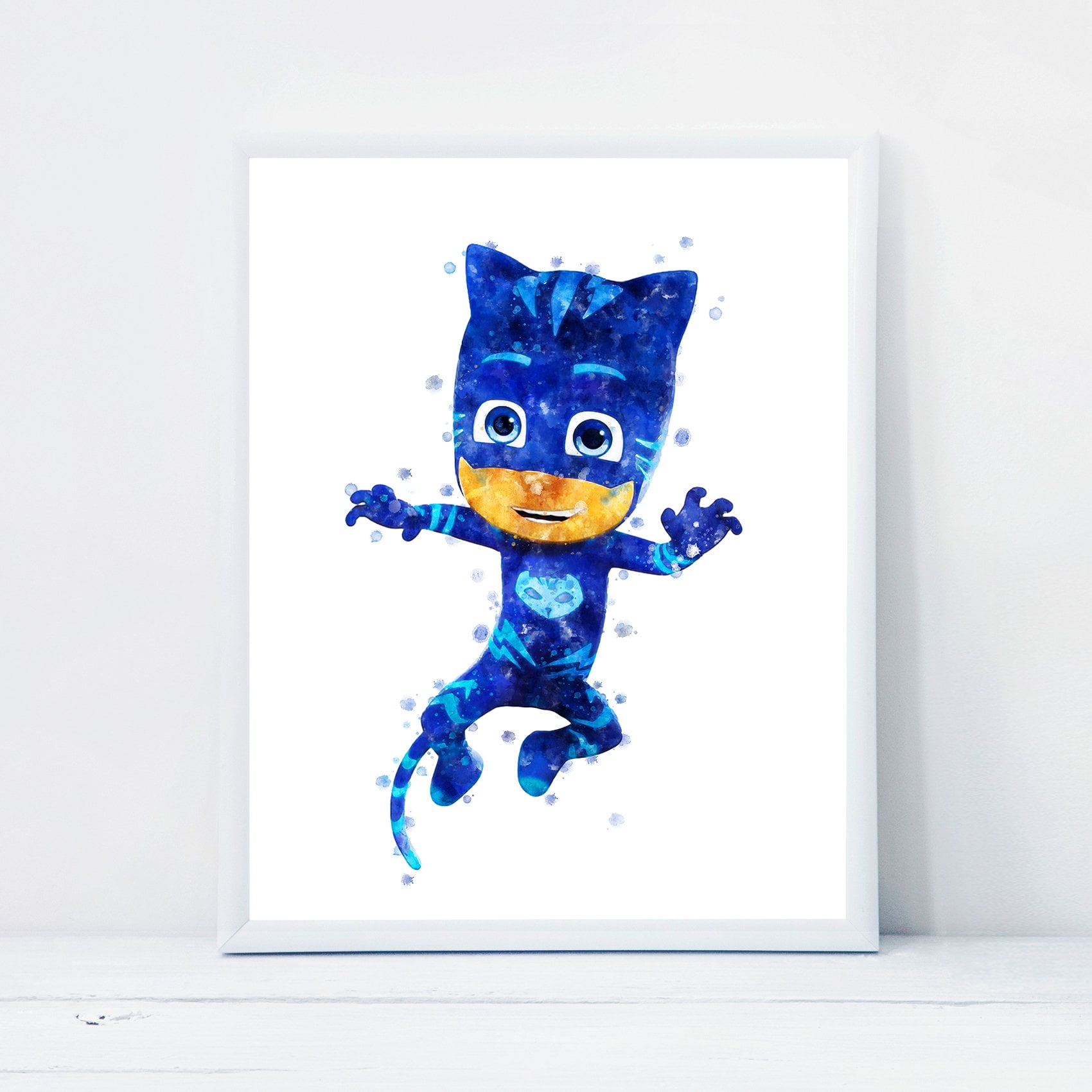 POSTER PJ Masks Catboy Art Print Disney PJ Masks Catboy Watercolor ...