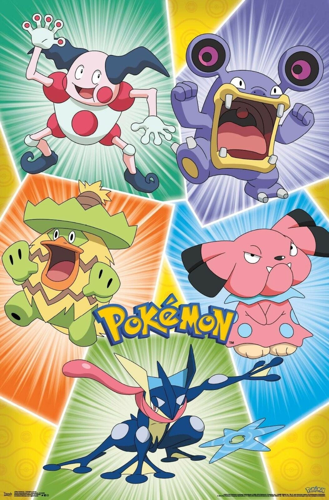 POSTER POKEMON - ANIMATION GROUP POSTER - - 17894-24x36-UNFRAMED ...
