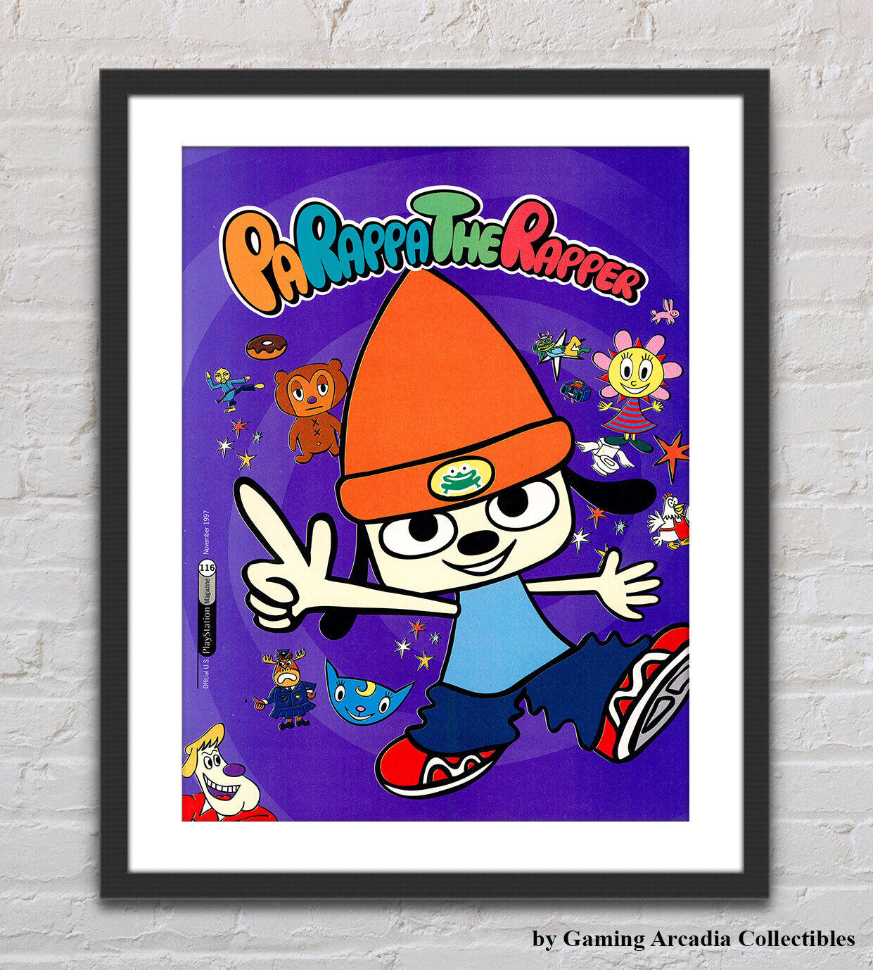 POSTER PaRappa The Rapper Playstation PS1 Poster-24x36-UNFRAMED ...