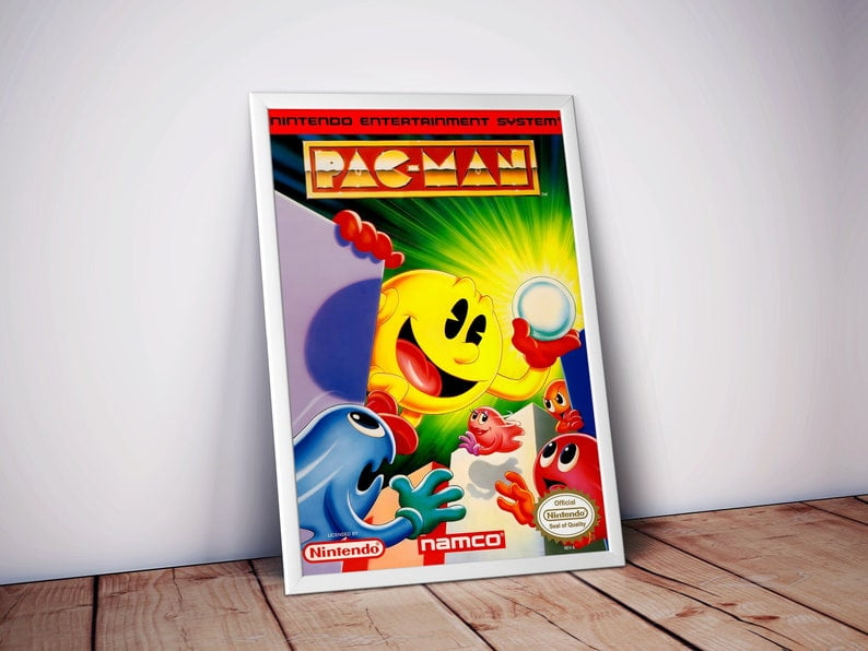 POSTER Pac-Man Poster | Pac-Man Print | Gaming Poster | Video Game ...