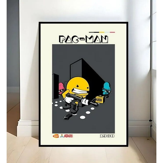 POSTER Pac-man Poster - Gaming Wall Art - Game Room Decor - Video Game ...