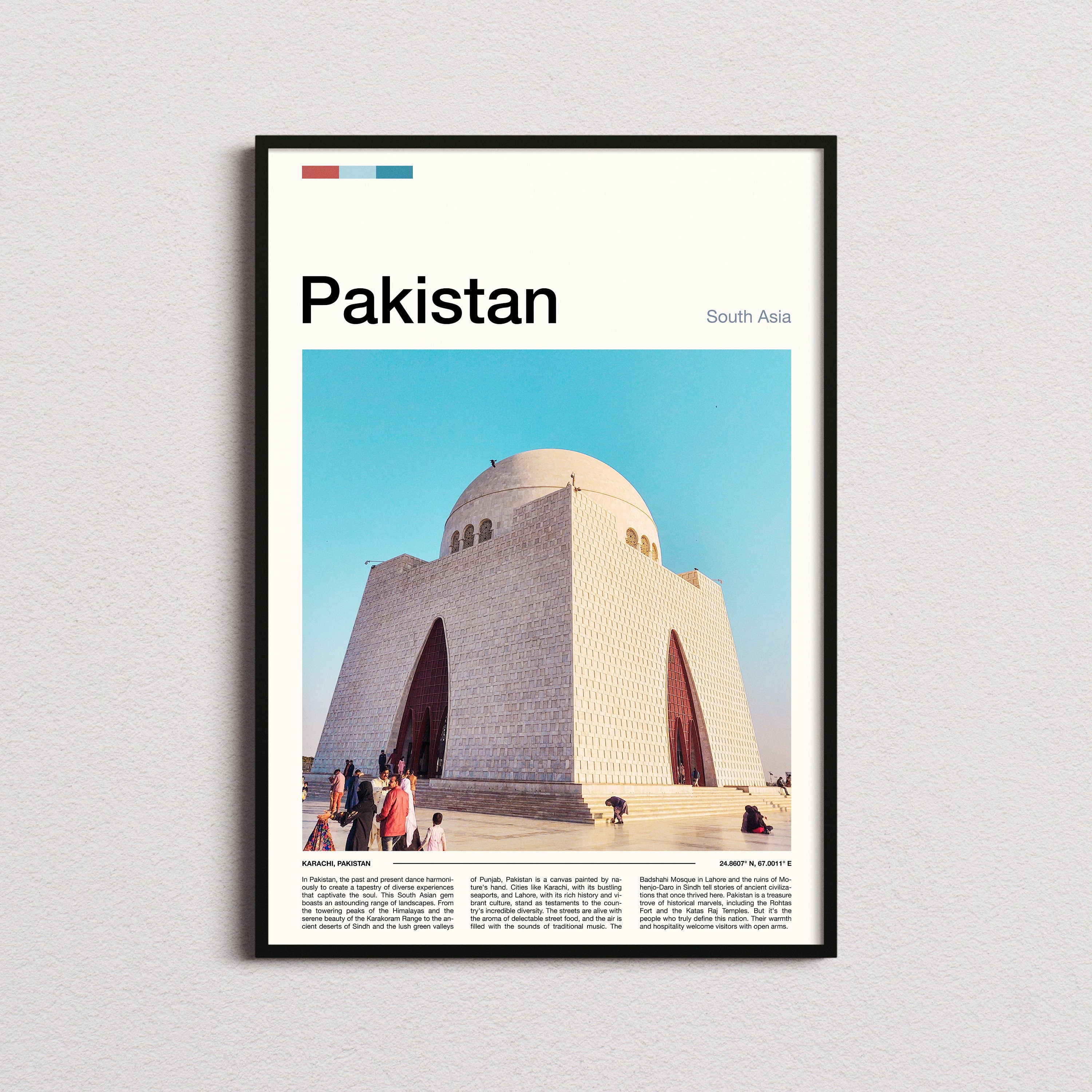 POSTER Pakistan Print, Pakistan Poster, Pakistan Wall Art, Pakistan Art ...