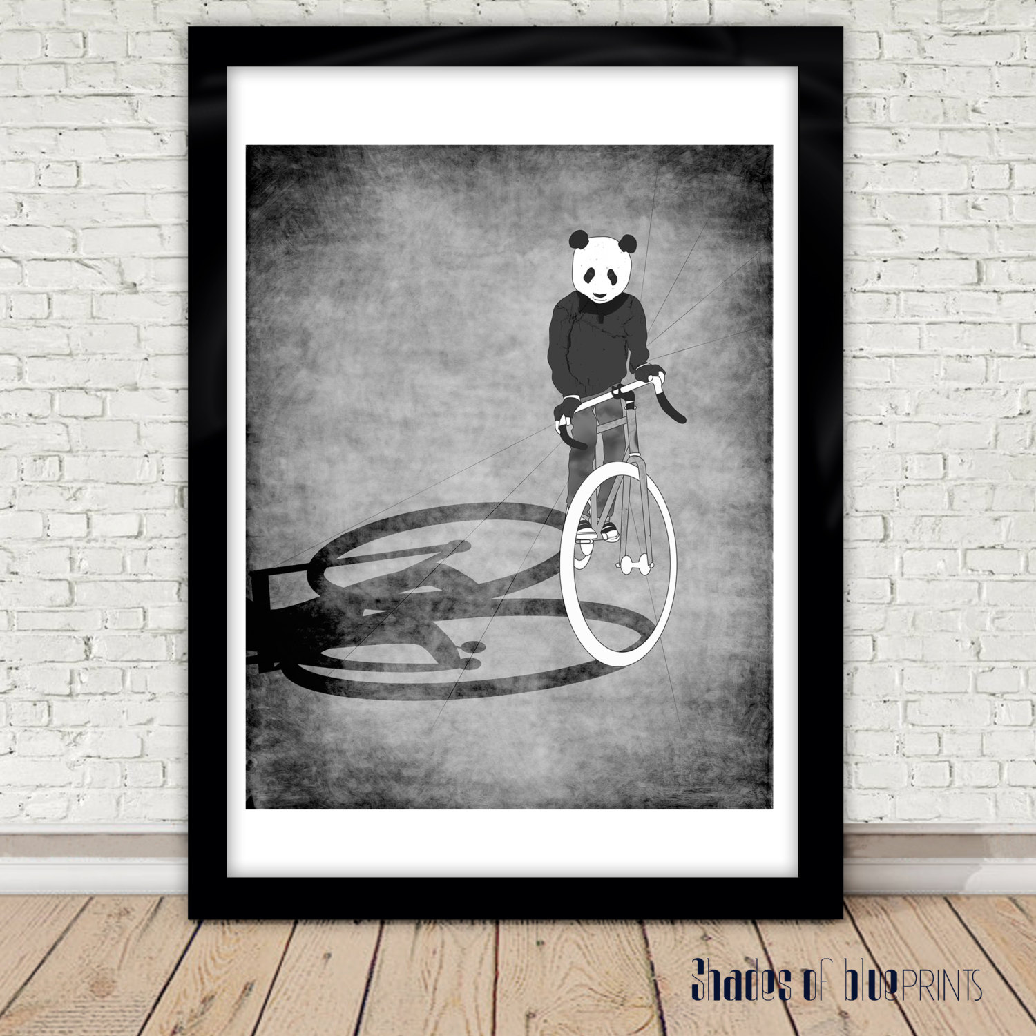 POSTER Panda bike ride poster-UNFRAMED - Walmart.com