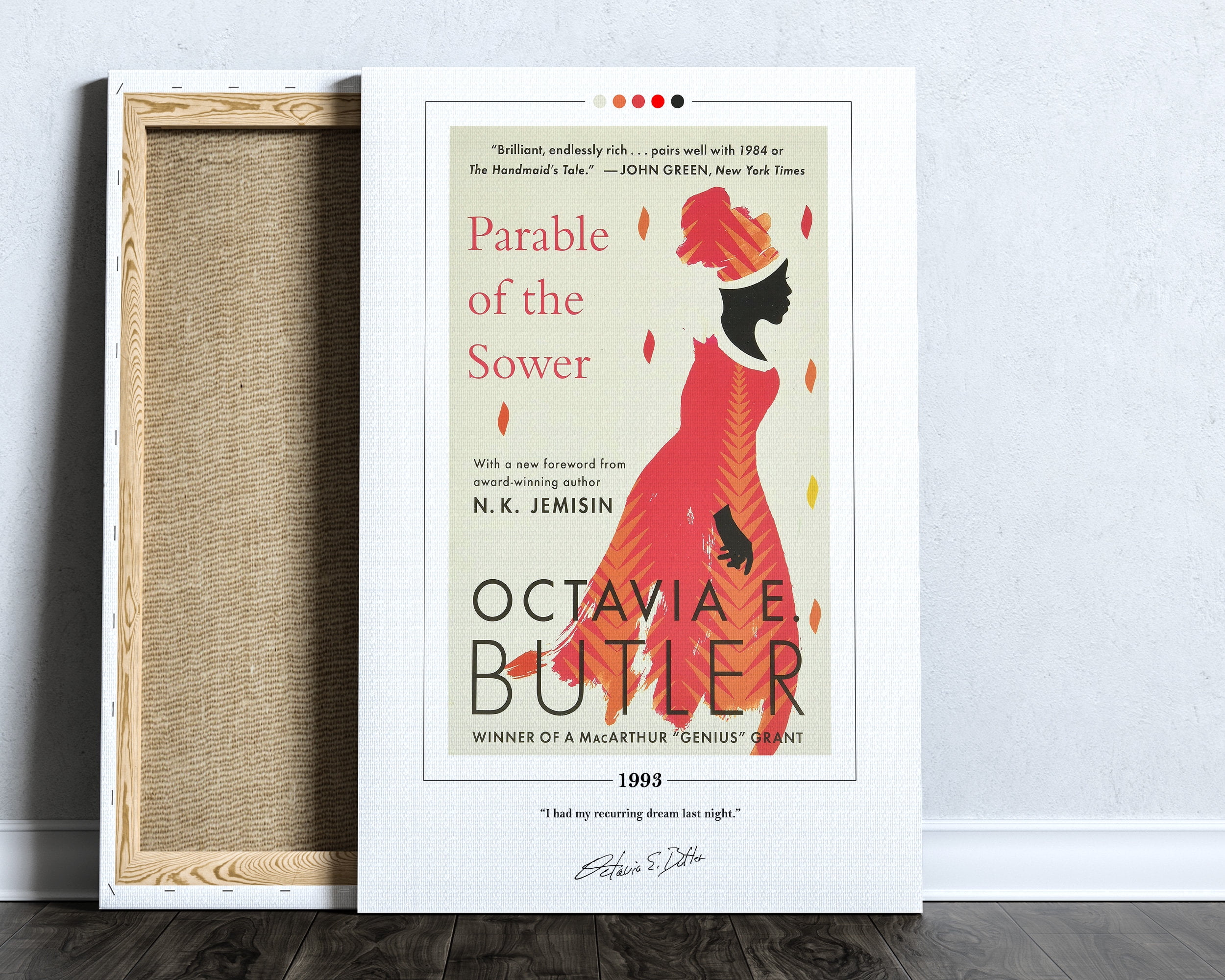 POSTER Parable of the Sower Book Cover Poster | Octavia E. Butler ...