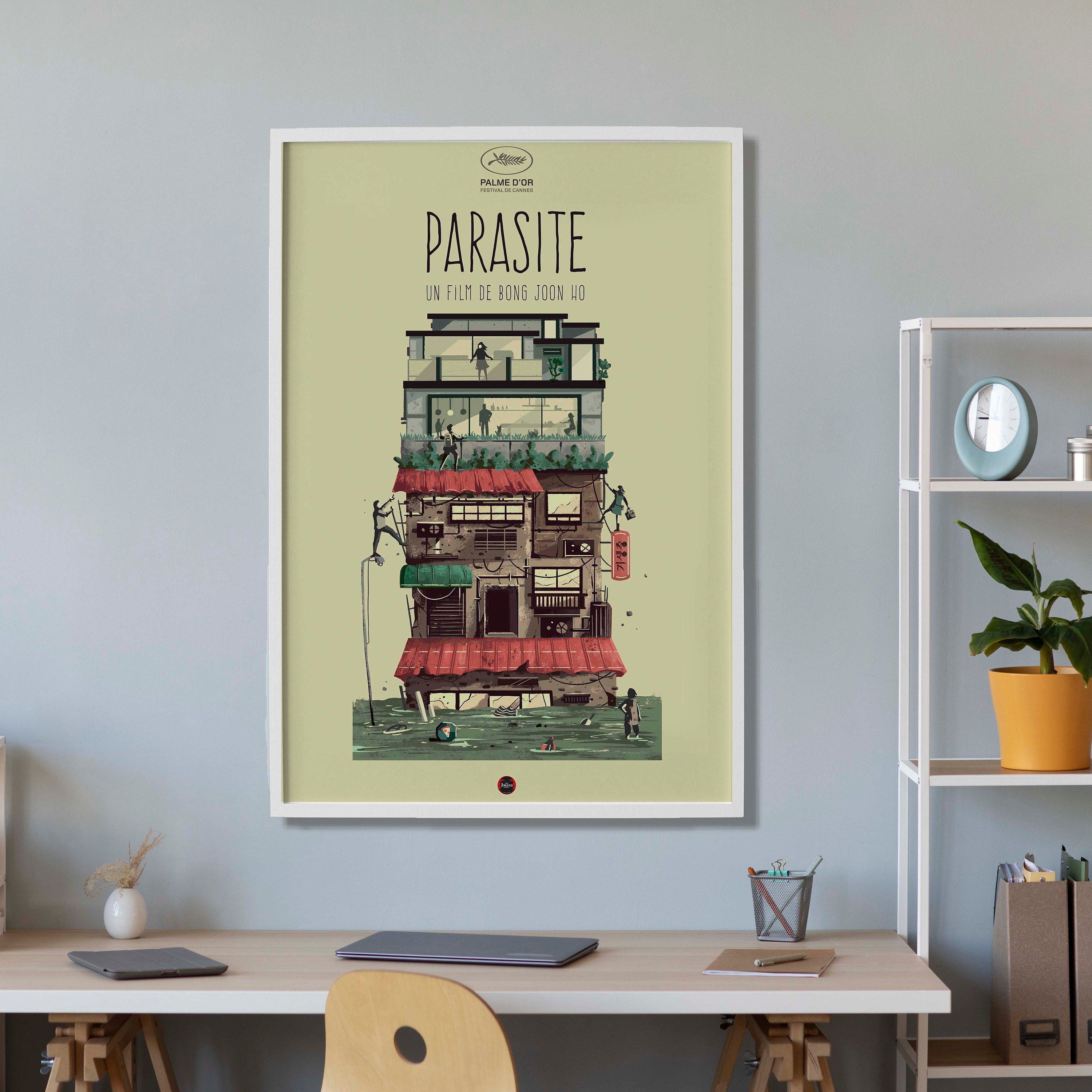 POSTER Parasite Movie Poster, Printed Posters, Room Decoration, Wall ...