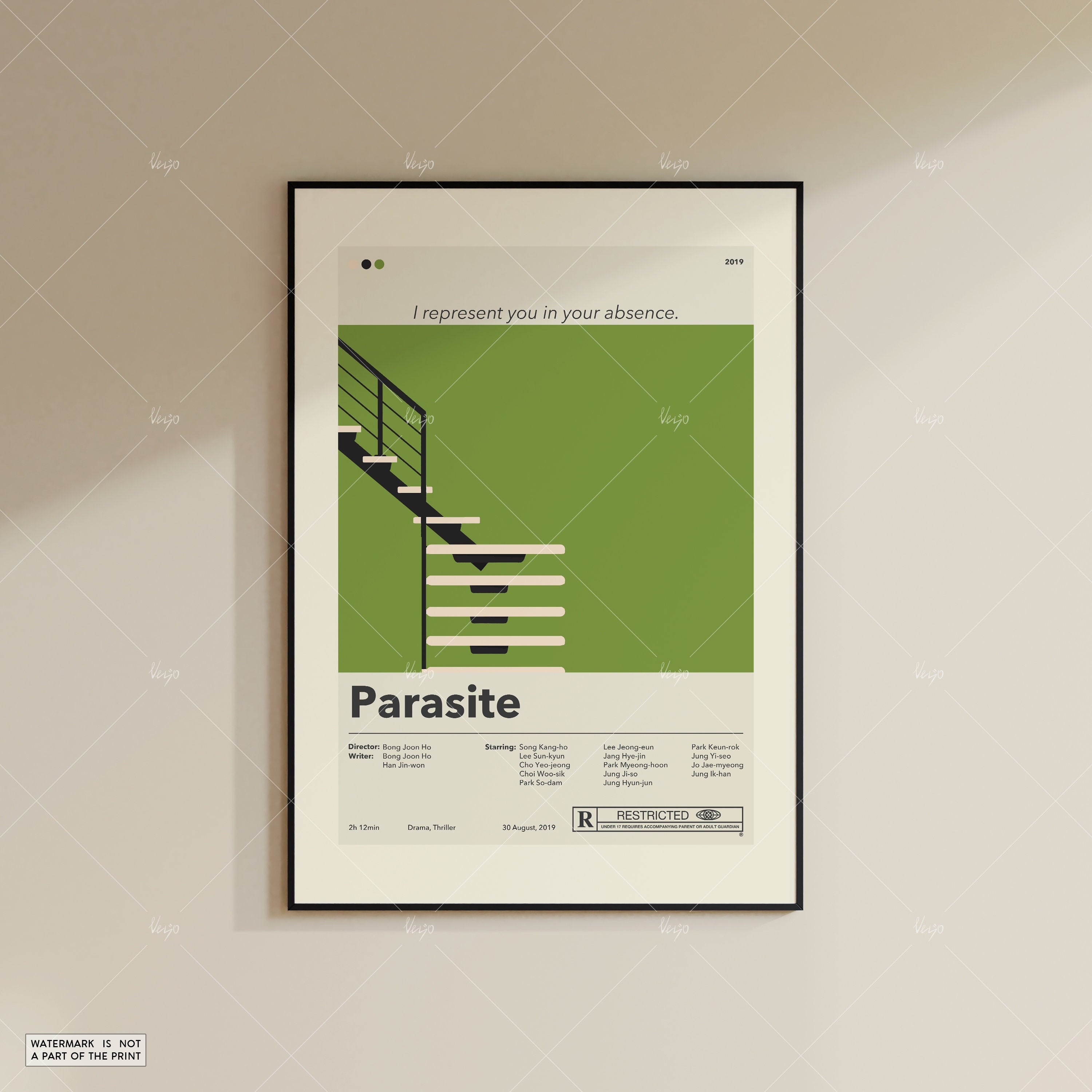 POSTER Parasite Poster | Bong Joon Ho | Minimalist Movie Poster | Movie Posters | Wall Art Print ...
