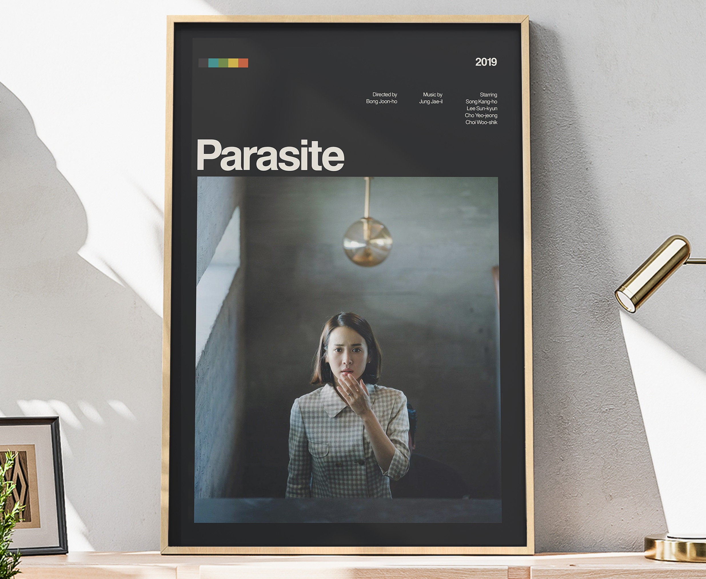 POSTER Parasite Poster Light Theme - Movie Posters - Parasite Retro Poster - Vintage Prints ...