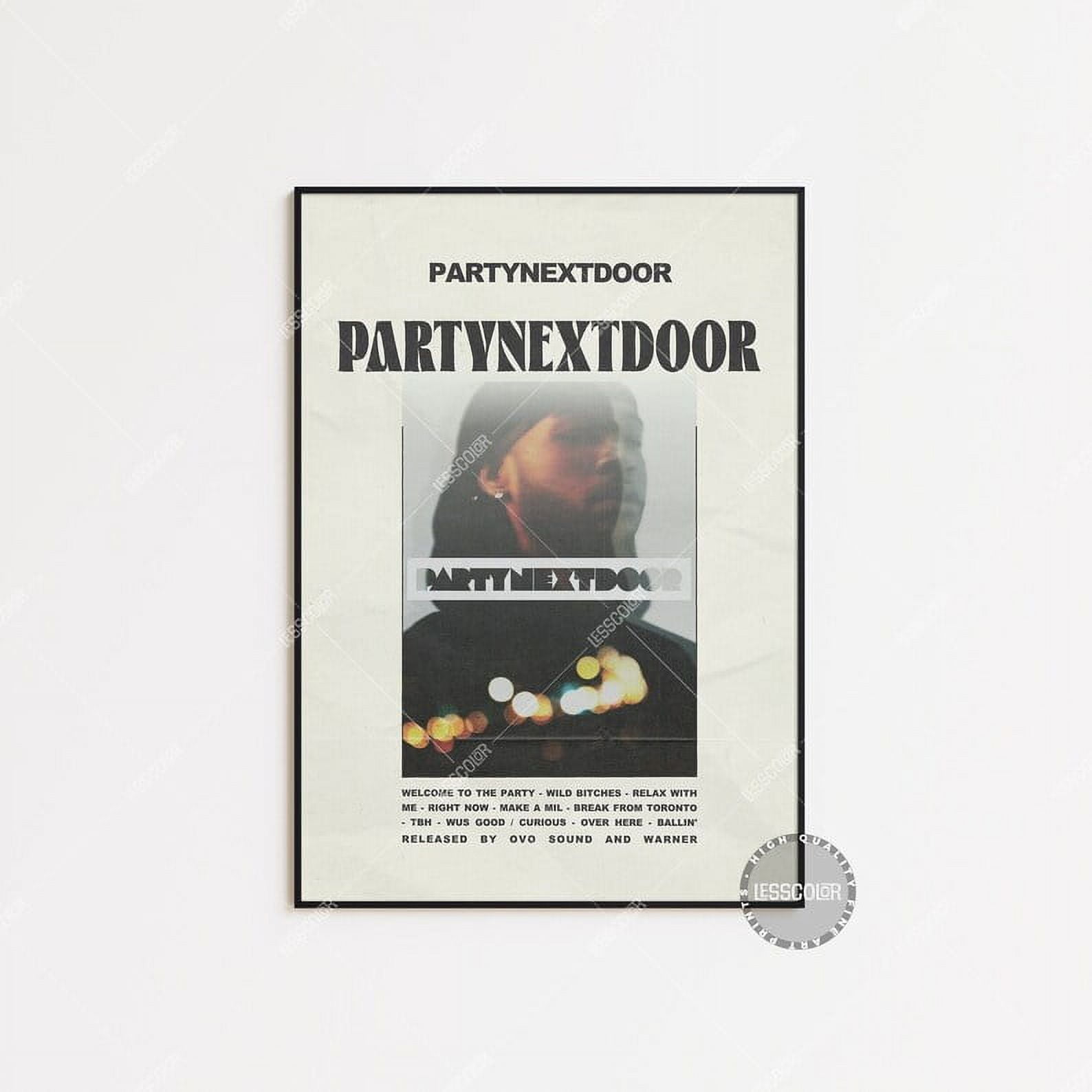 POSTER PartyNextDoor Posters / Party Next Door Poster, Tracklist Album ...