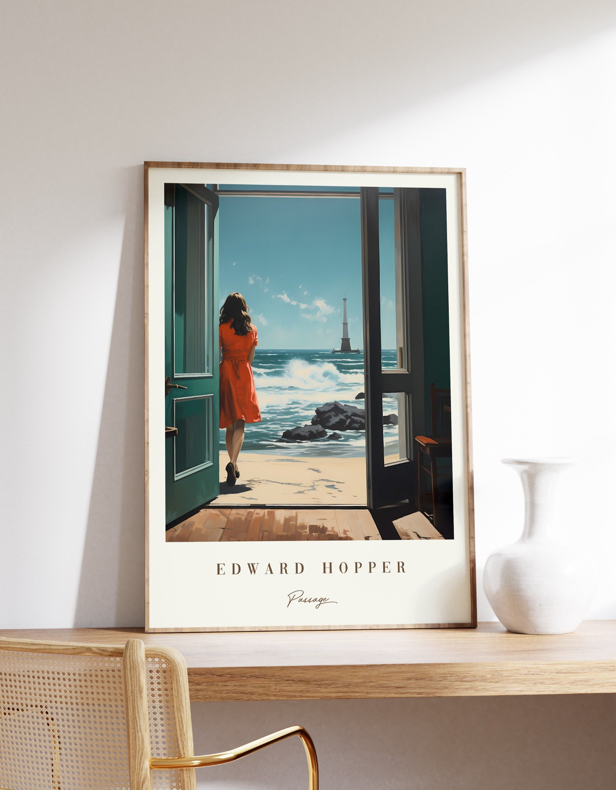 POSTER Passage Painting | Edward Hopper | Passage Poster | Mid Century ...