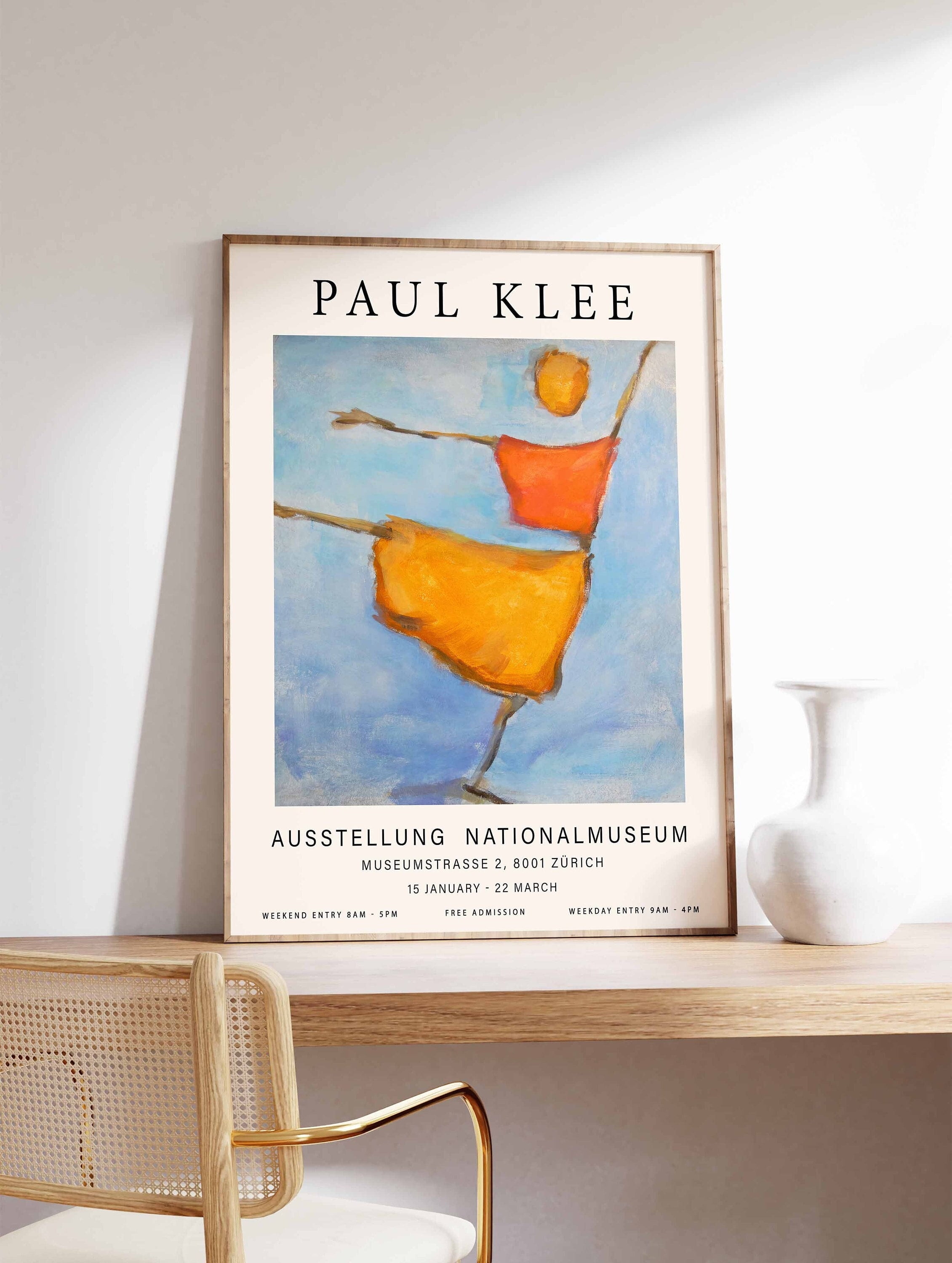 POSTER Paul Klee Exhibition Poster, Scarecrow By Alfons Niex in Homage ...