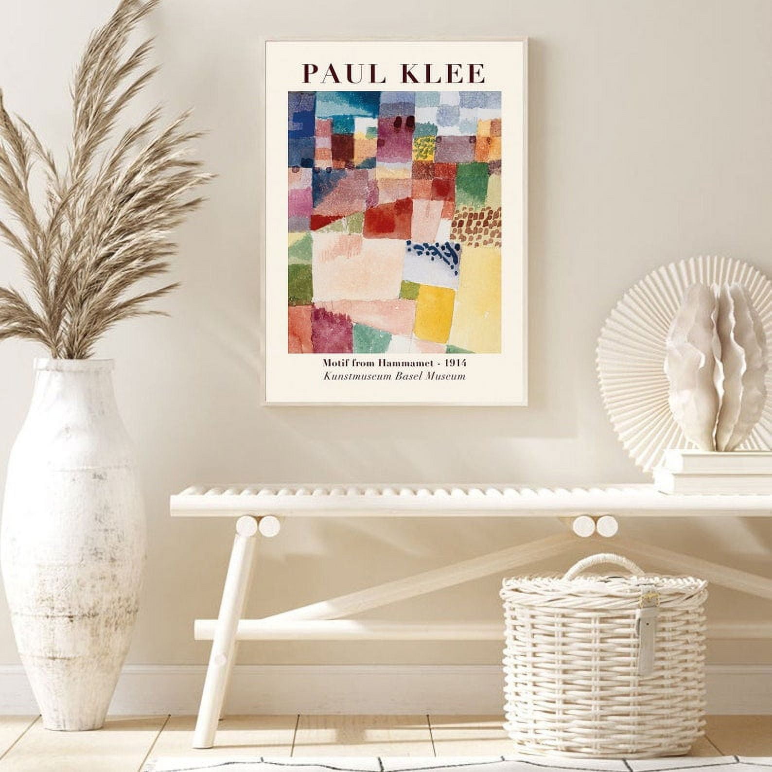 POSTER Paul Klee Motif from Hammamet, Paul Klee Exhibition Poster, Pul ...