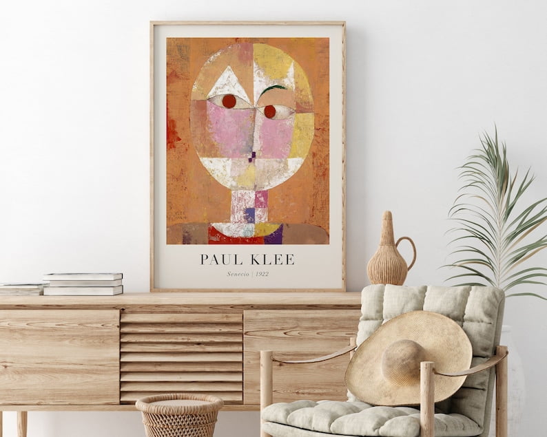 POSTER Paul Klee, Vintage Poster, Klee Print, Exhibition Poster, Museum ...