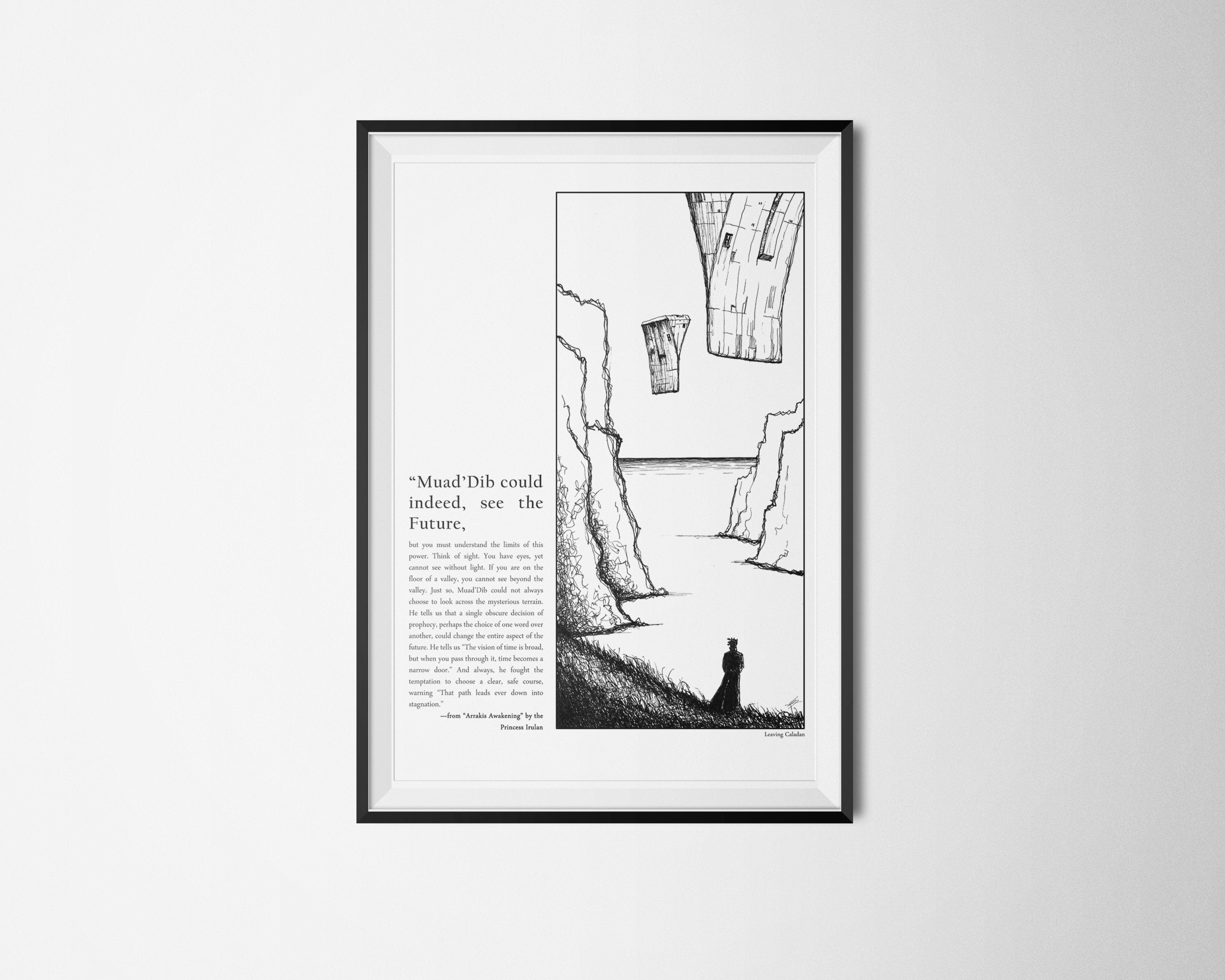 POSTER Paul Muad'Dib - Dune Quote - Dune Fanmade Poster -UNFRAMED ... POSTER Paul Muad'Dib - Dune Quote - Dune Fanmade Poster -UNFRAMED ...