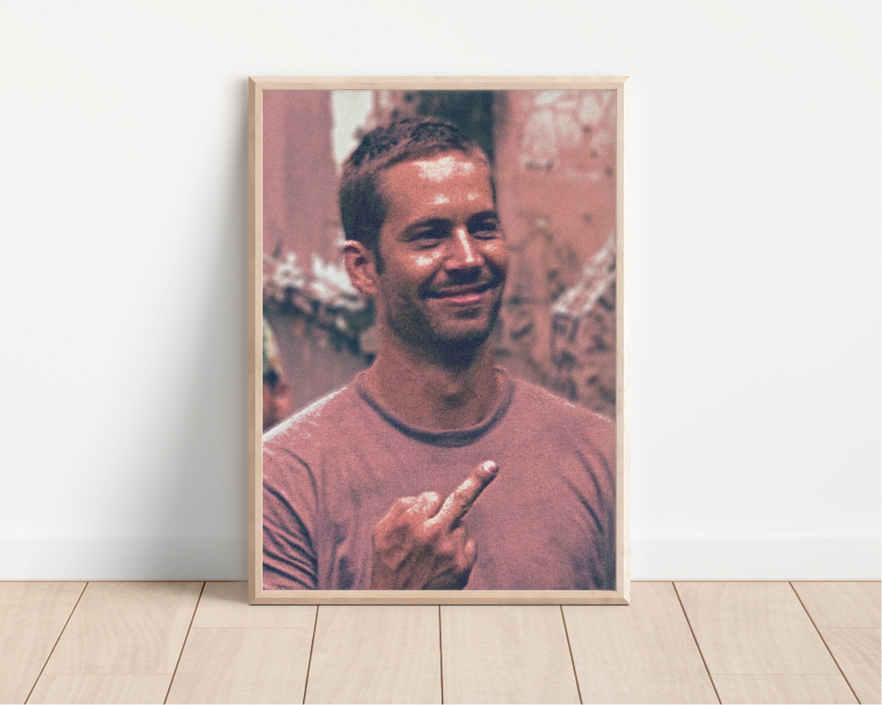 POSTER Paul Walker Poster, Wall Art, Paul Walker Movie Poster, Fast And ...