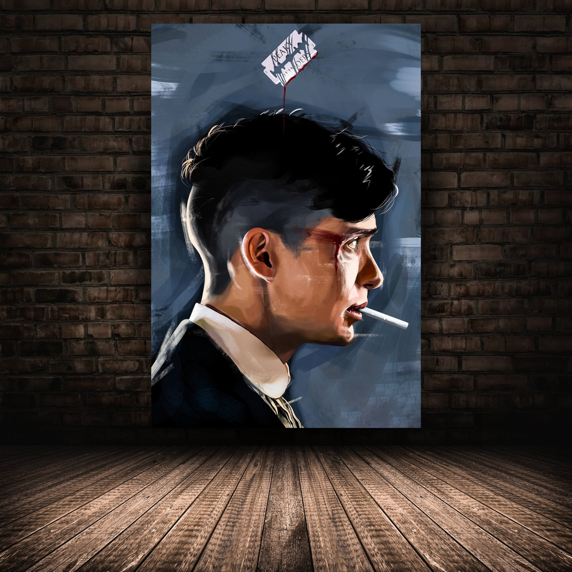 POSTER Peaky Blinders Poster, Thomas Shelby Wall Art, Tv Series Print ...