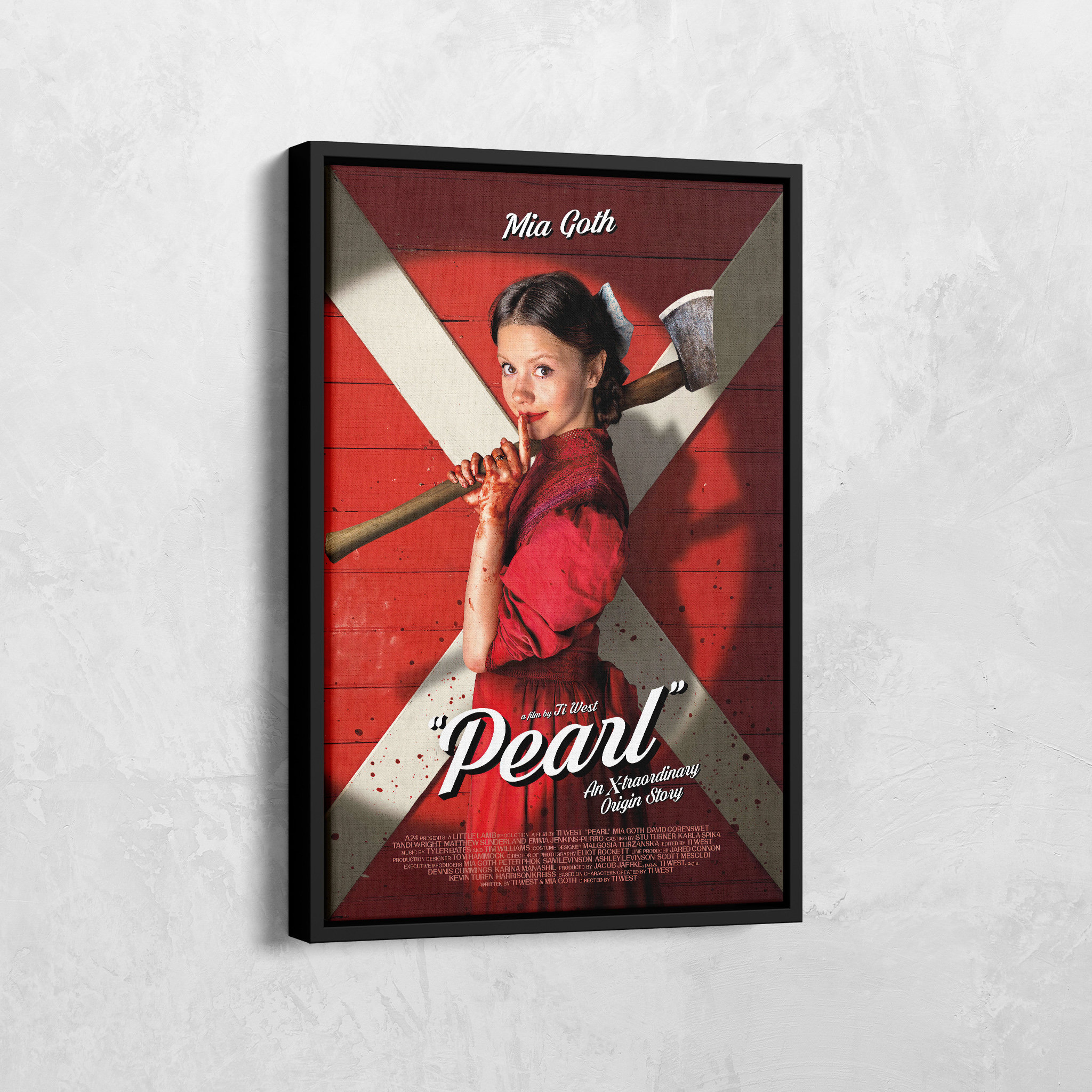 POSTER Pearl Movie, Pearl 2022 Poster Movie, Ti West, Mia Goth, Horror ...